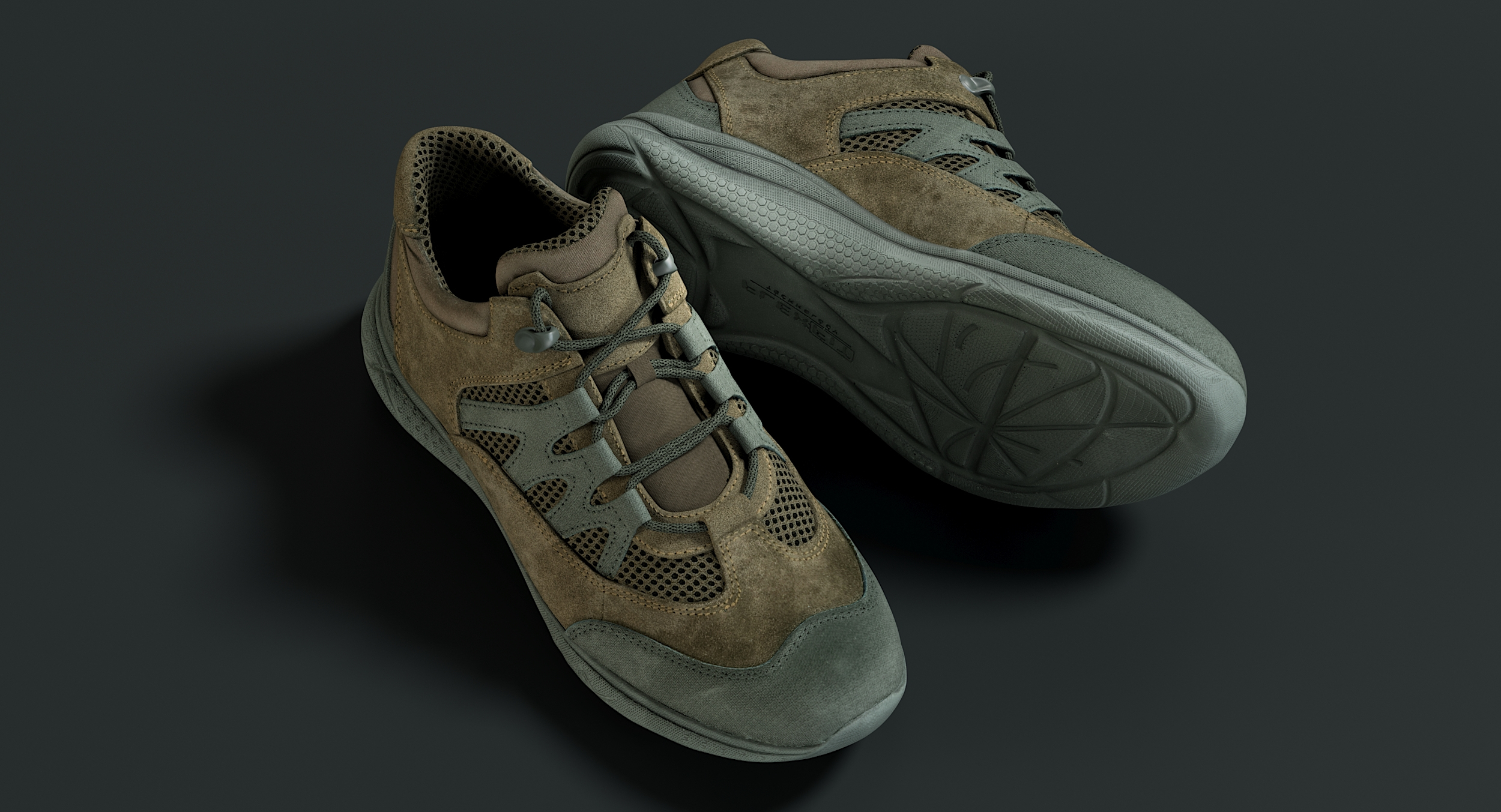 Realistic shoes 2 3D model - TurboSquid 1435422