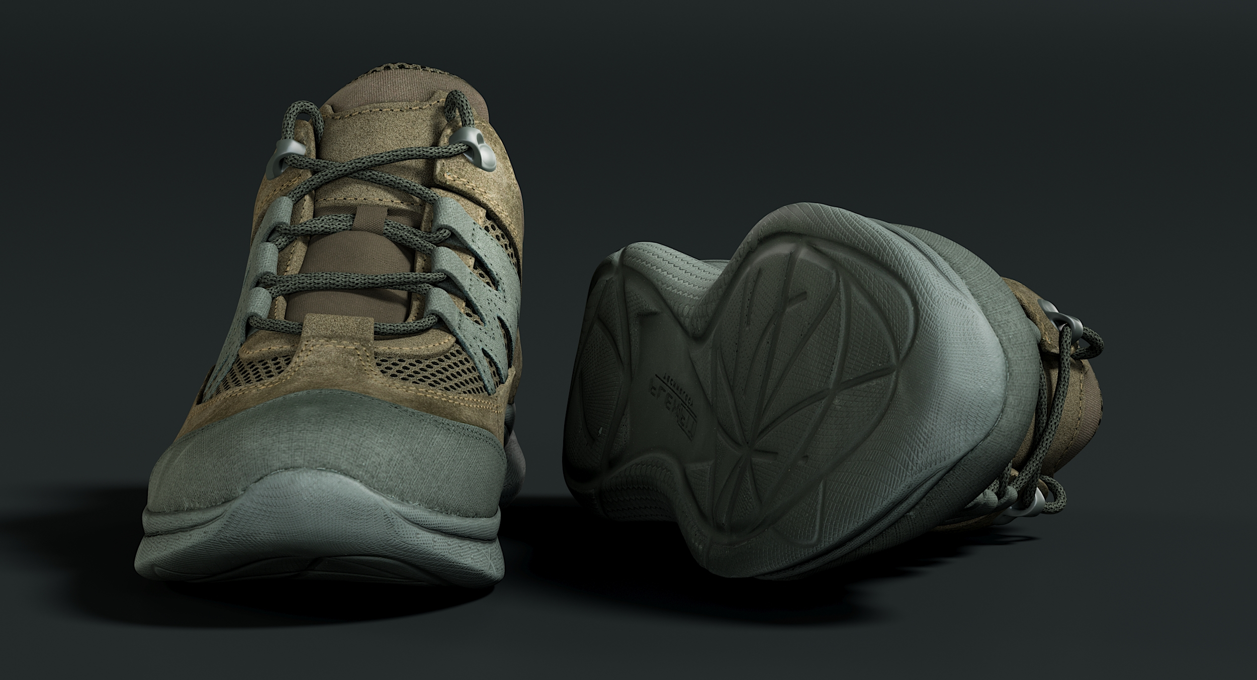 Realistic shoes 2 3D model - TurboSquid 1435422