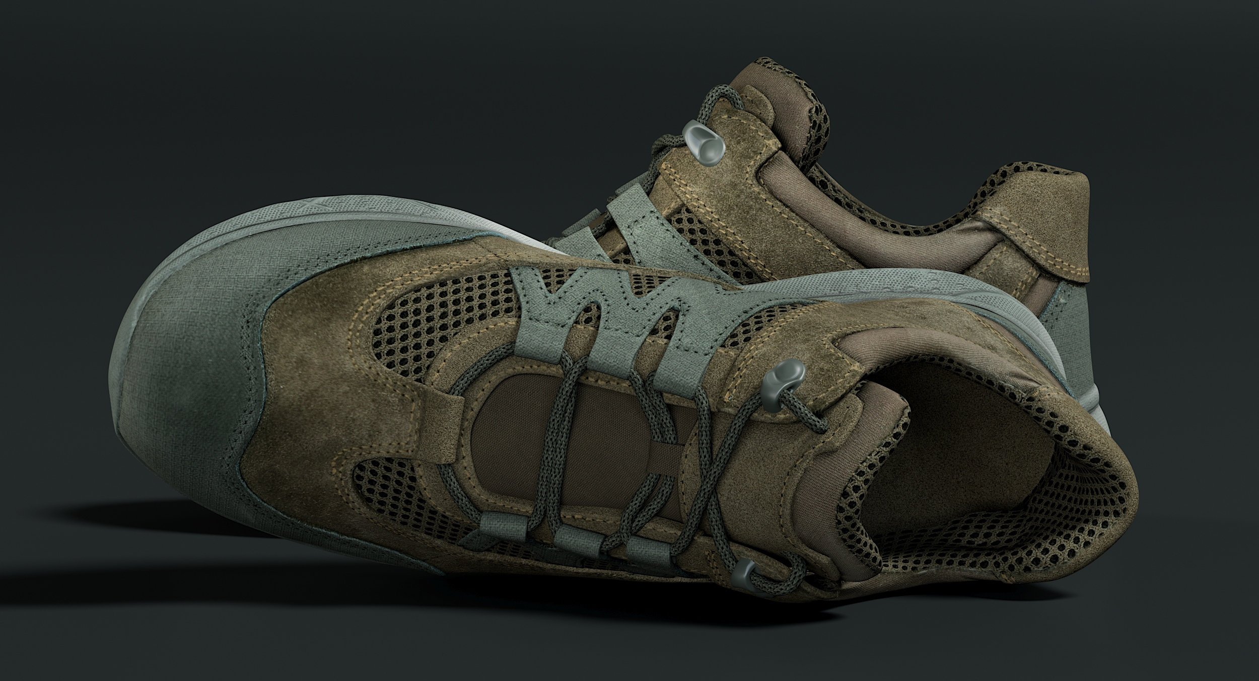 Realistic shoes 2 3D model - TurboSquid 1435422