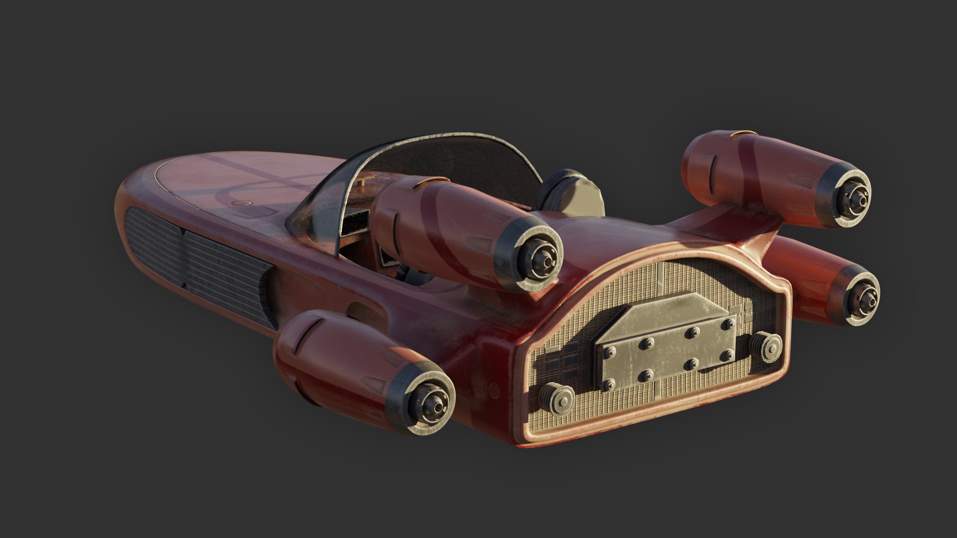 3D Modified Landspeeder Model - TurboSquid 1404839