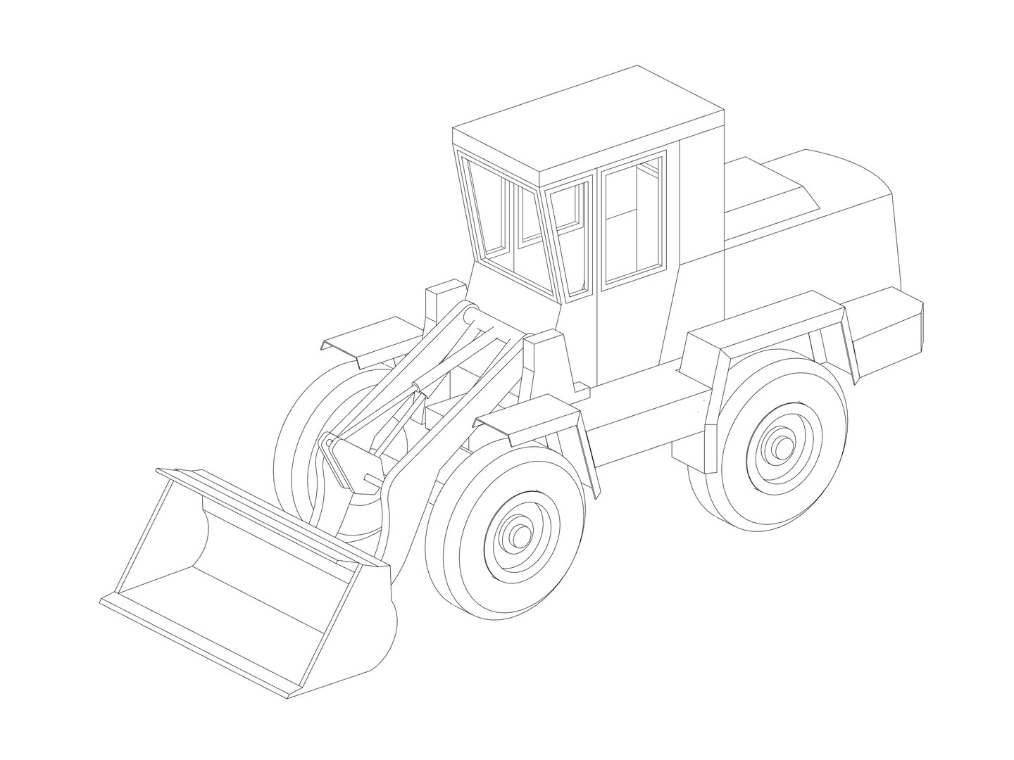 3D Parametric Wheel Loader - Revit Family - TurboSquid 1820261