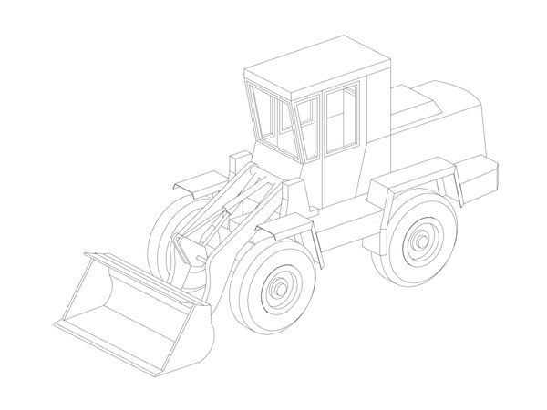 3D Parametric Wheel Loader - Revit Family - TurboSquid 1820261