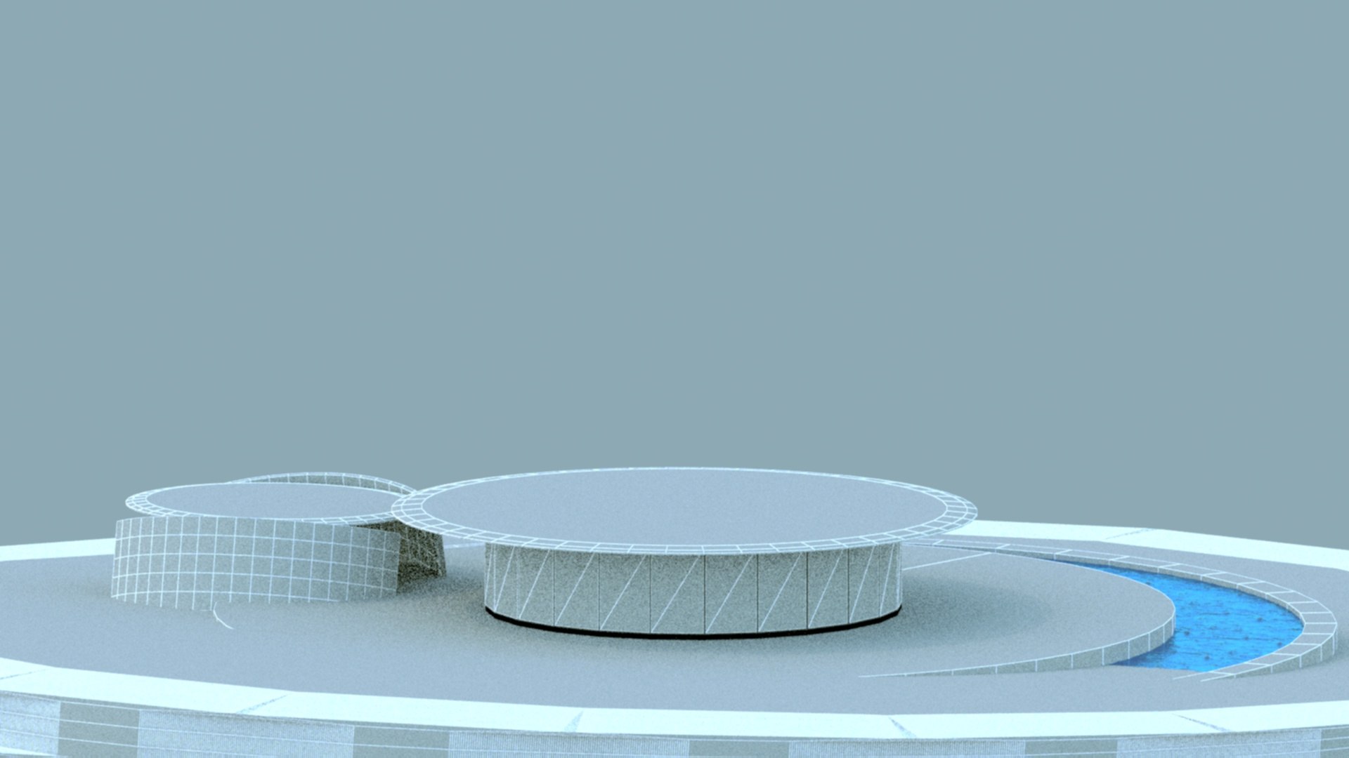 3D Model Space Element Curved Glass - TurboSquid 1451434