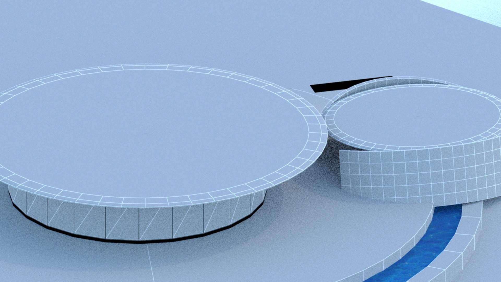 3D Model Space Element Curved Glass - TurboSquid 1451434