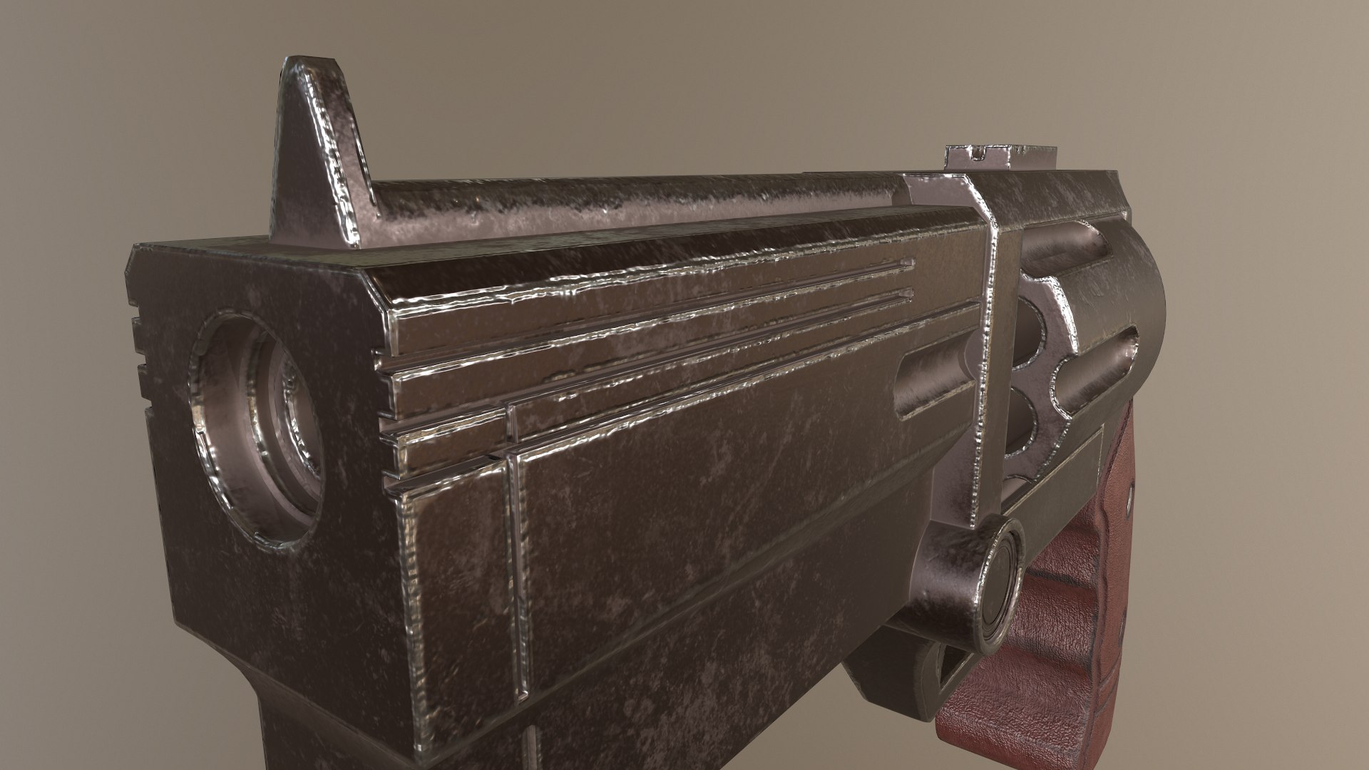 Stylized Revolver 3D Model - TurboSquid 1414559