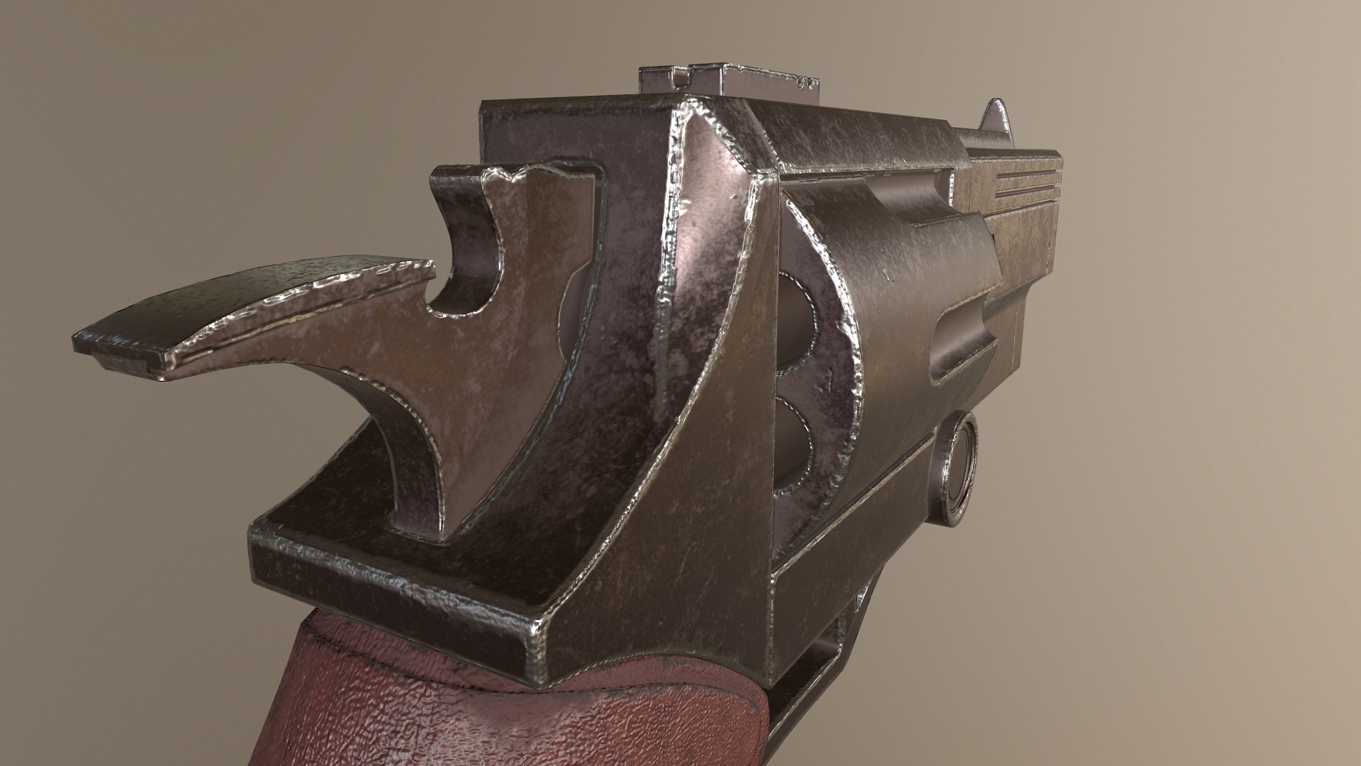 Stylized Revolver 3D Model - TurboSquid 1414559