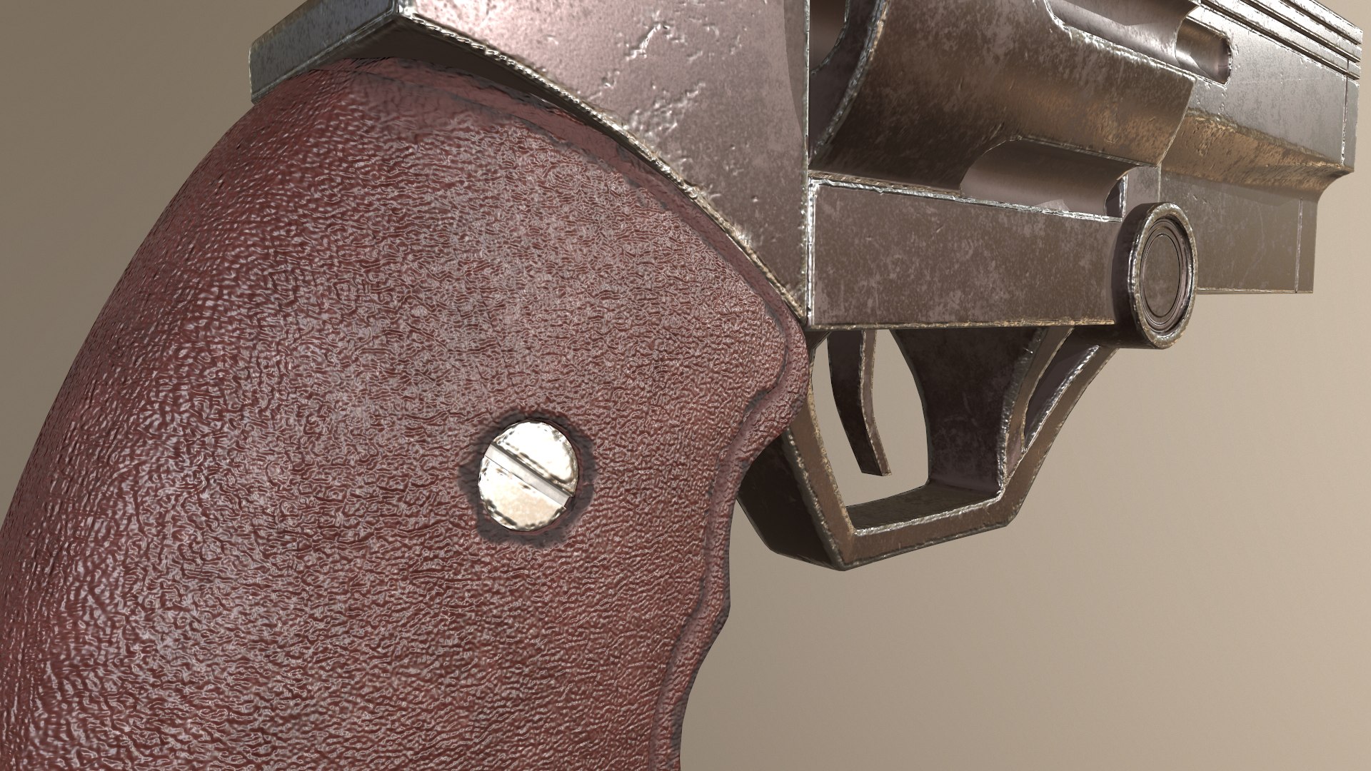Stylized Revolver 3D Model - TurboSquid 1414559