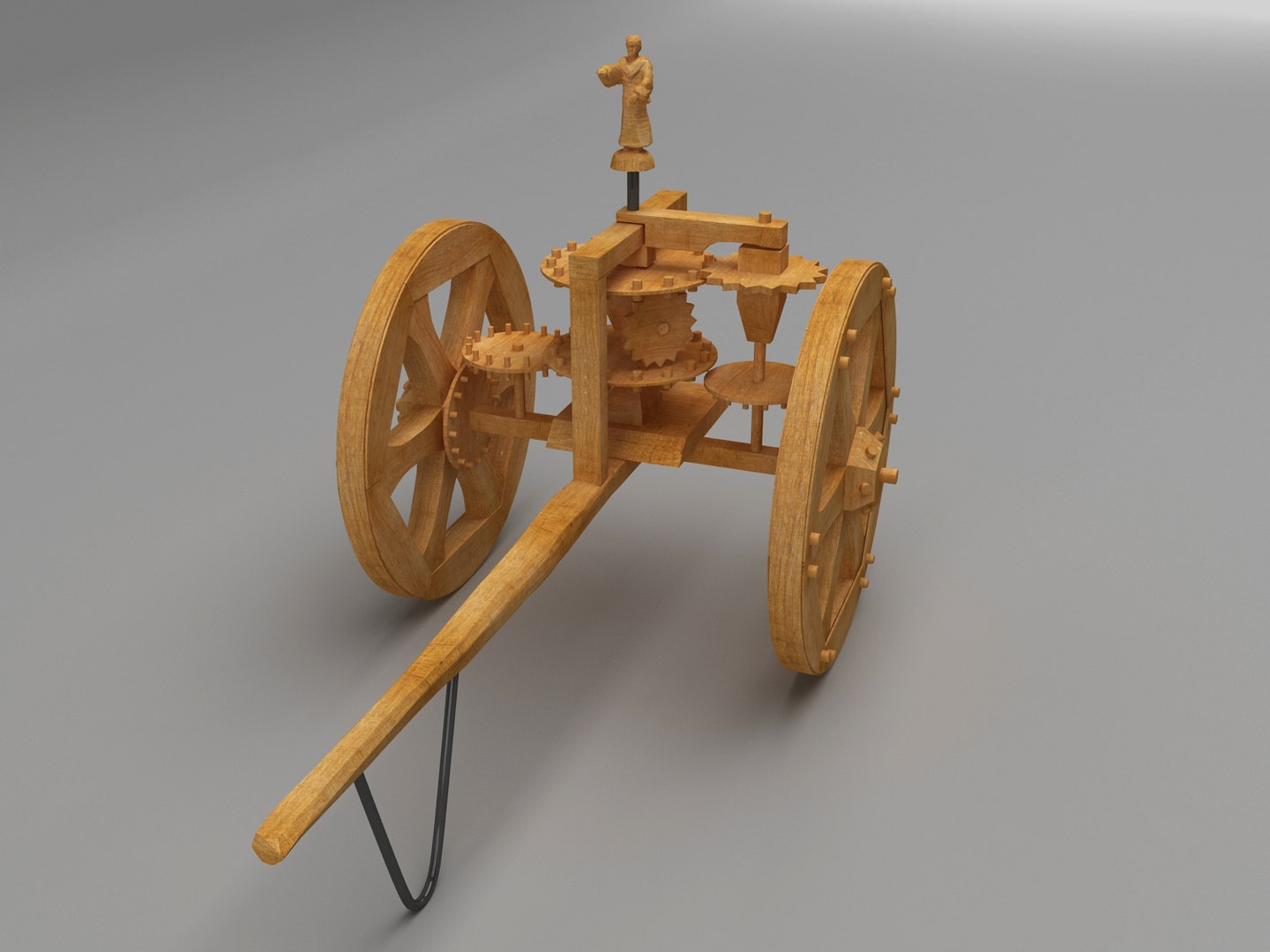 3d Model Ancient Chinese Compass