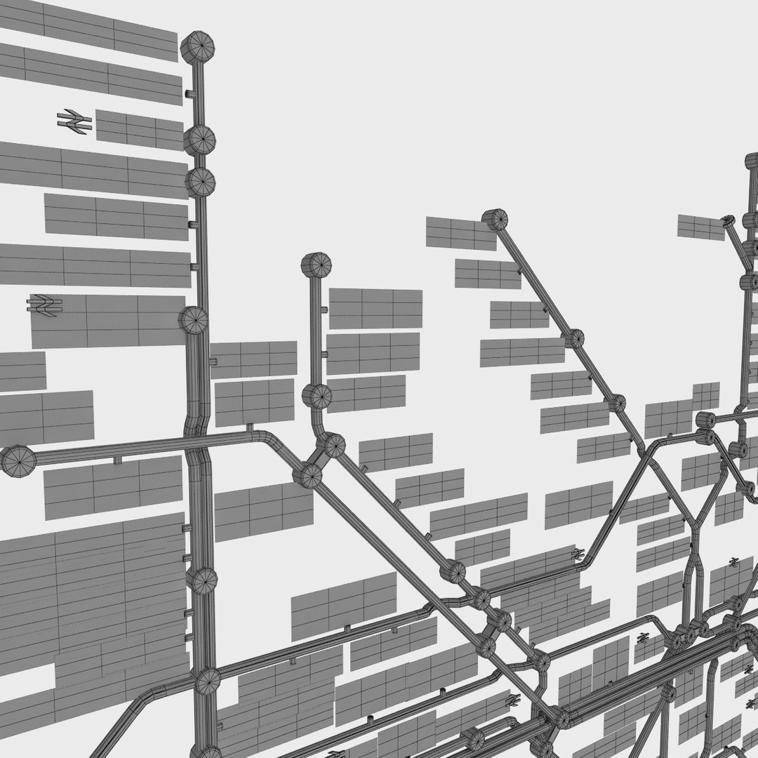3d london underground model