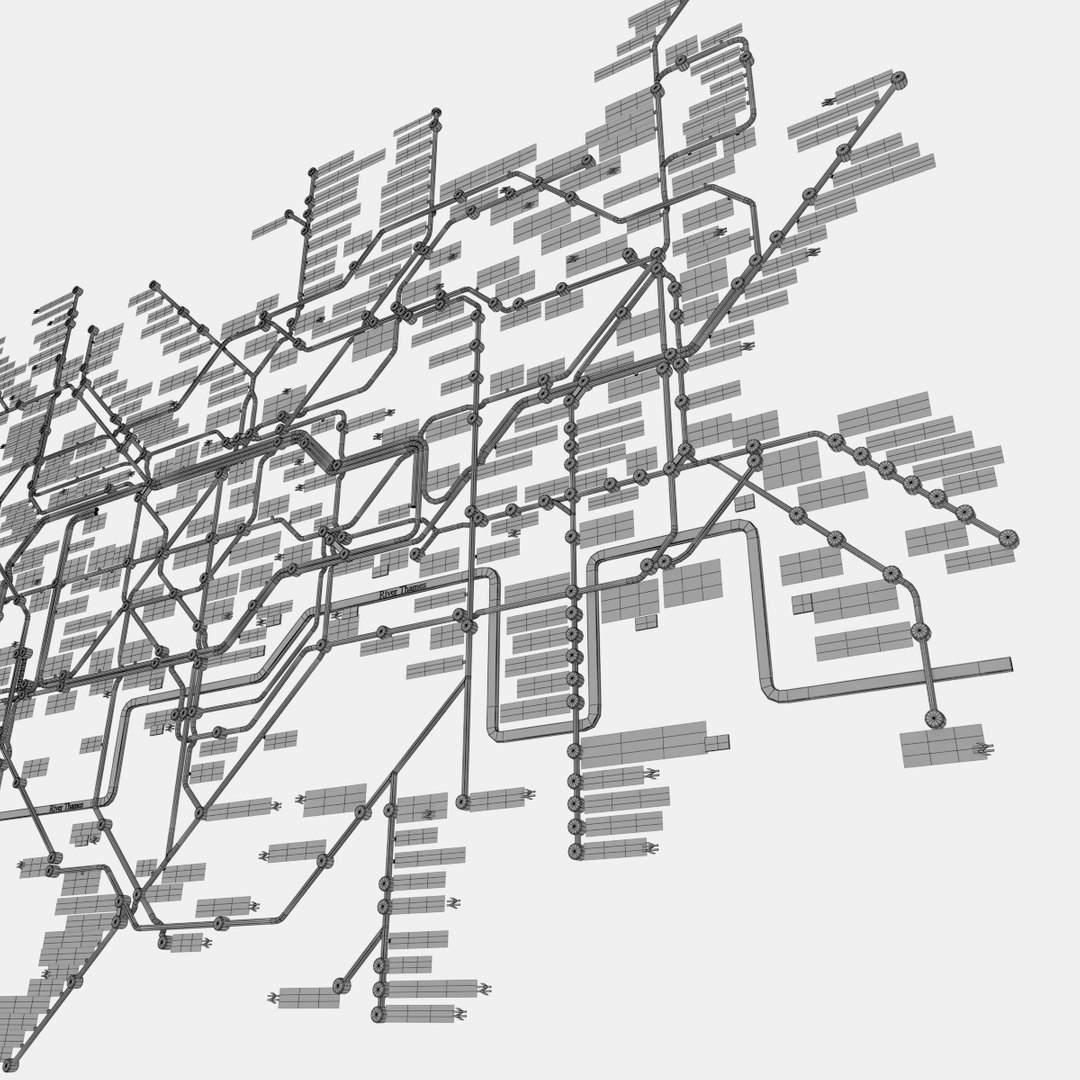 3d london underground model