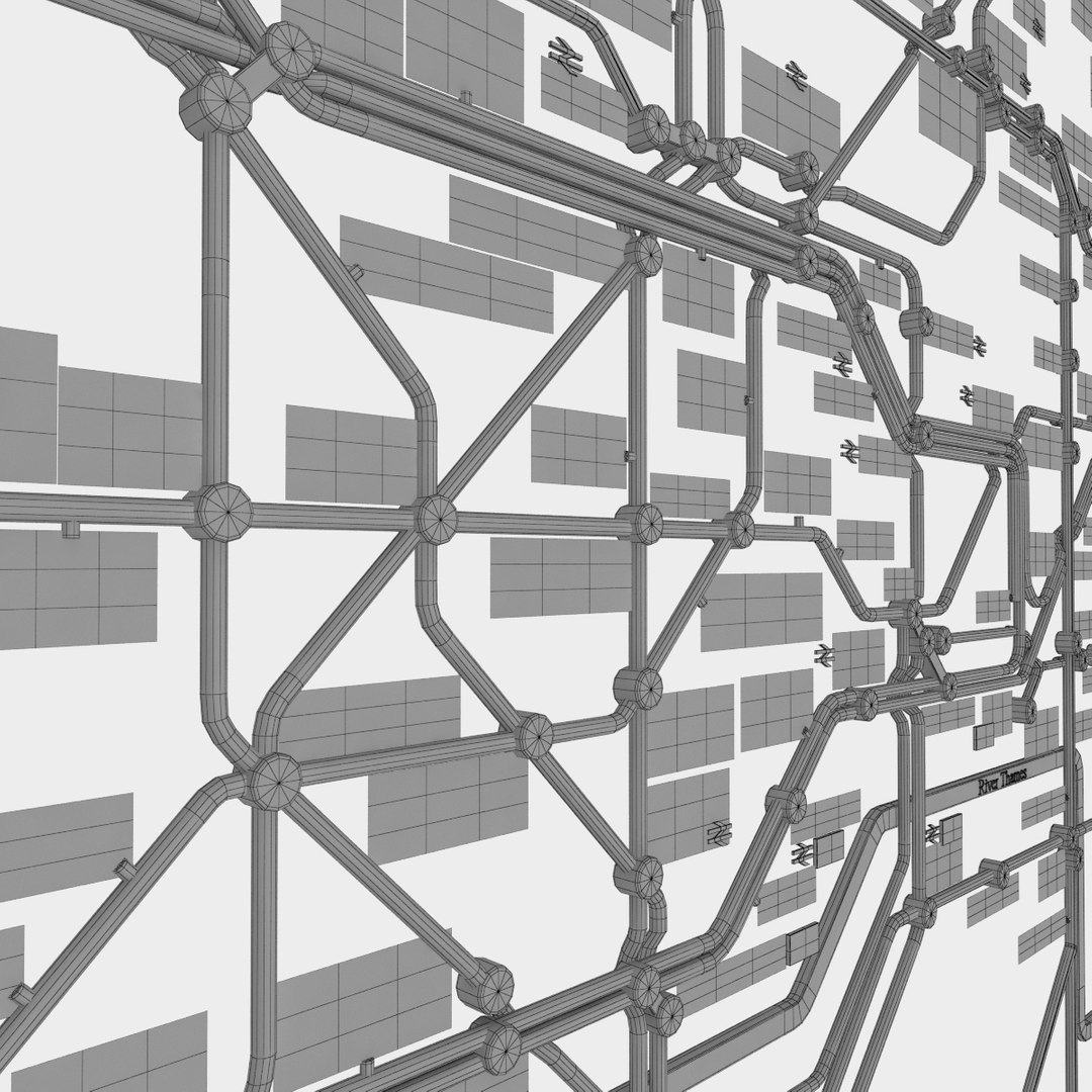 3d london underground model