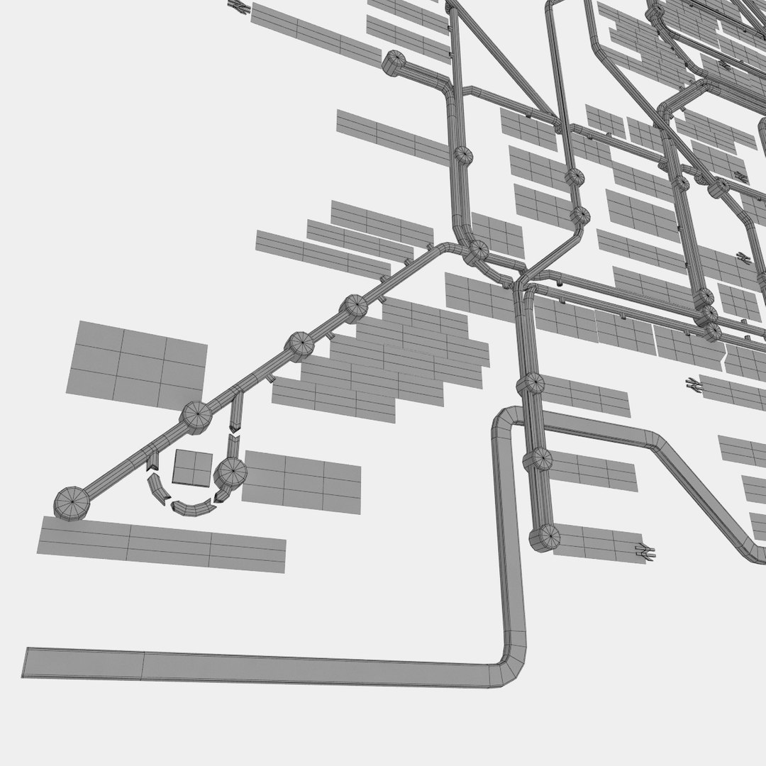 3d london underground model