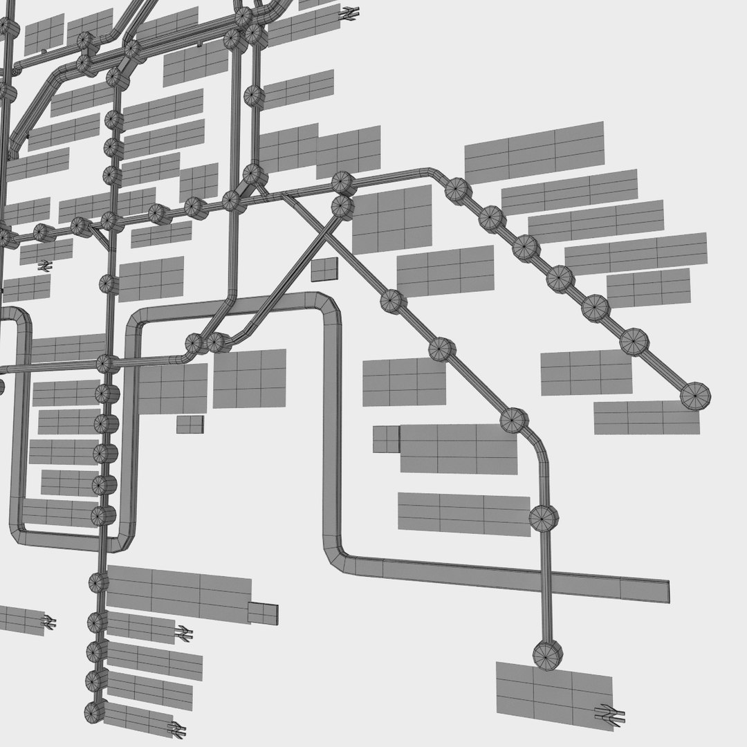 3d london underground model