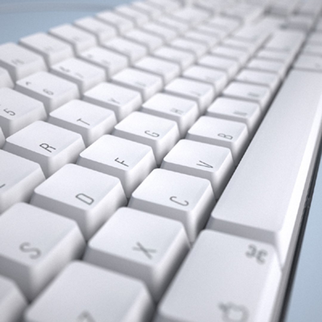 Apple Keyboard 3d Model