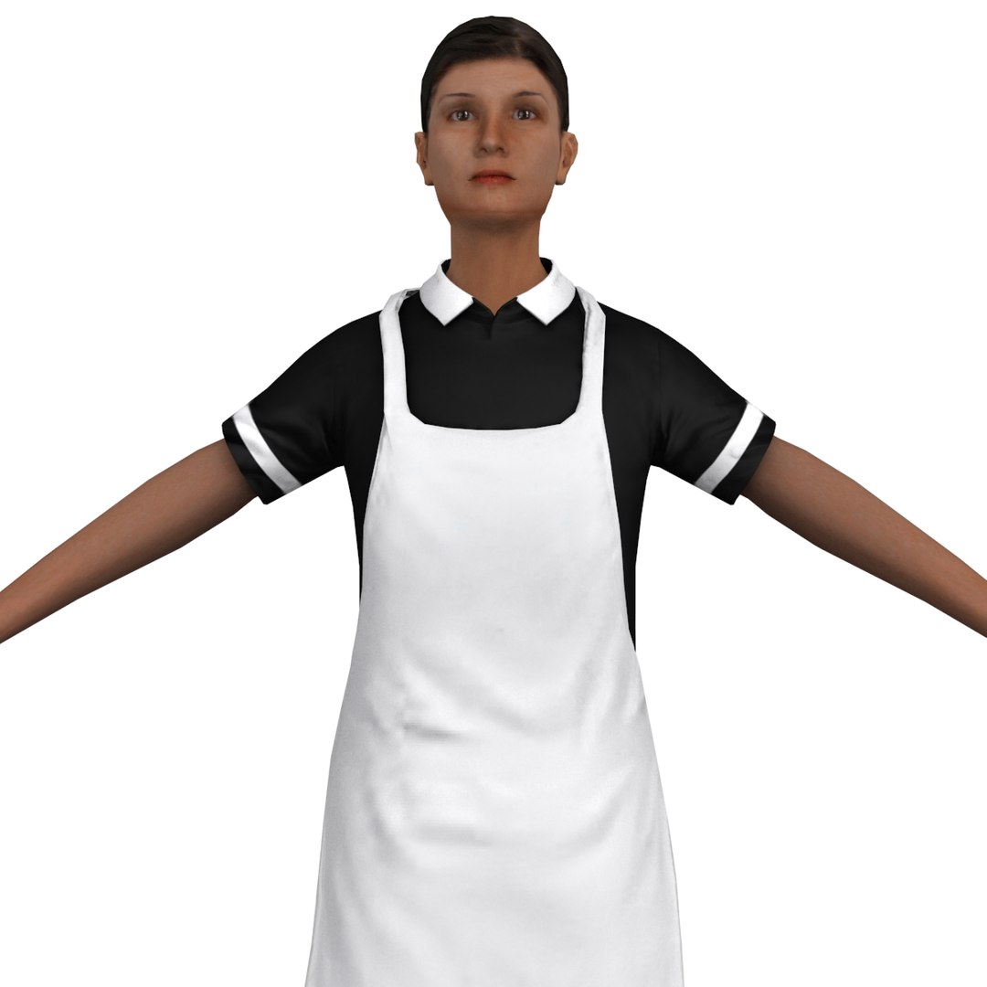 3D Model Maid Rigged - TurboSquid 1289923