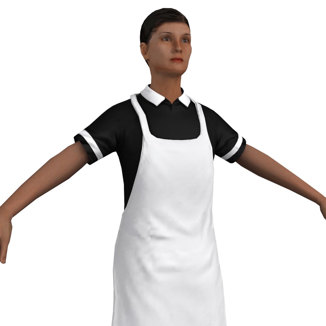 3D Model Maid Rigged - TurboSquid 1289923