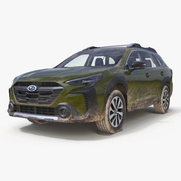 modelo 3d Subaru Outback 2025 Verde Sucio Simplificado - TurboSquid 2357725