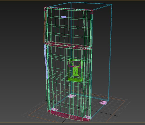 3d model refrigerator