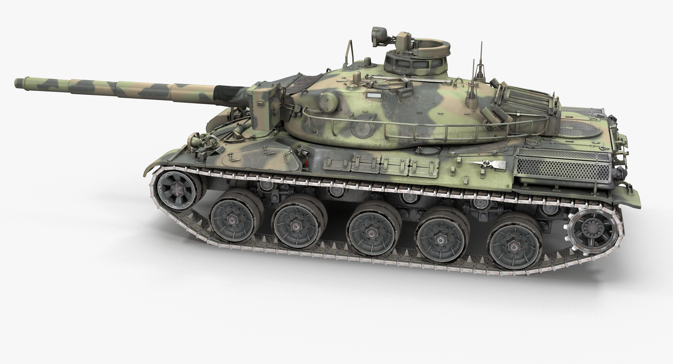 3D french tank amx-30b pbr model - TurboSquid 1212833