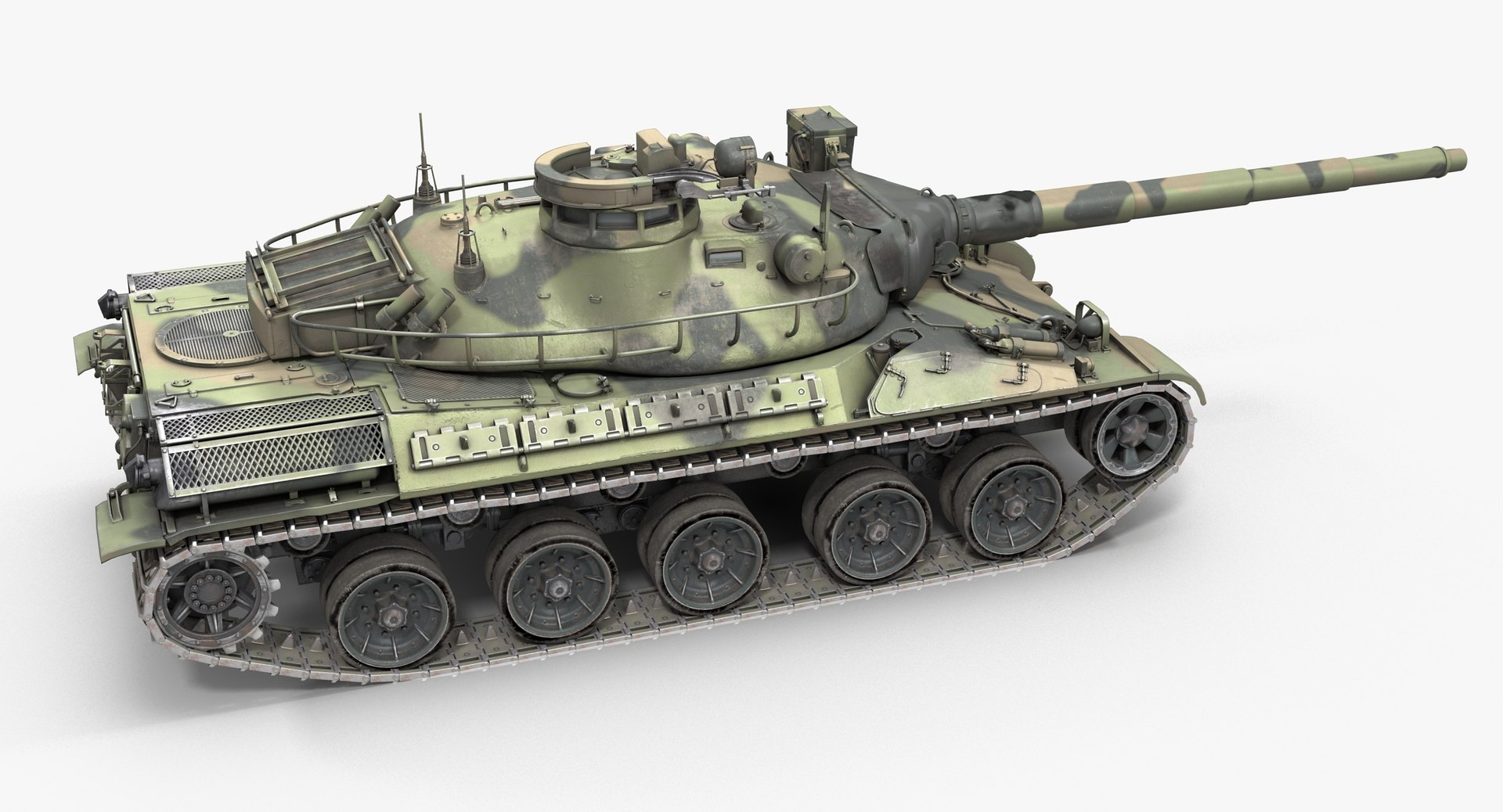 3D french tank amx-30b pbr model - TurboSquid 1212833