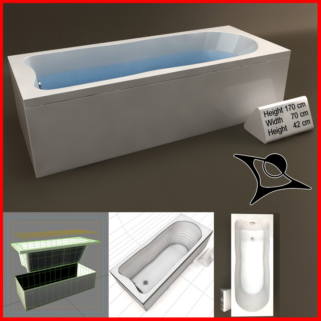 3d Model Bath