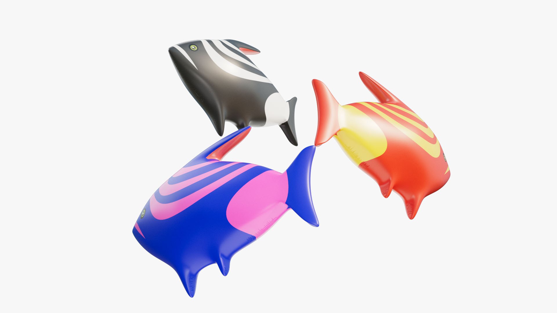 3D Fish Inflatable Model - TurboSquid 2186181