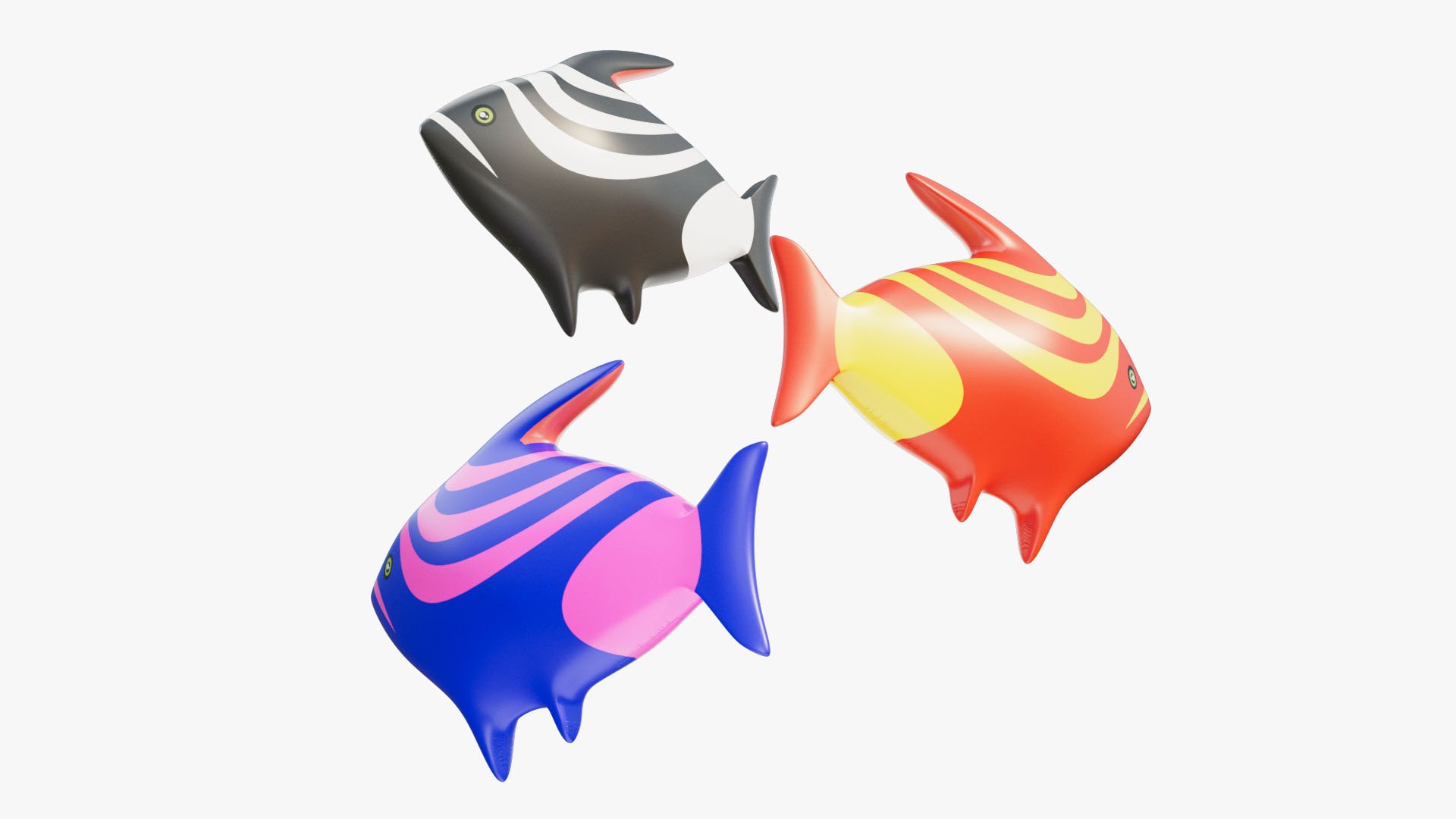 3D Fish Inflatable Model - TurboSquid 2186181