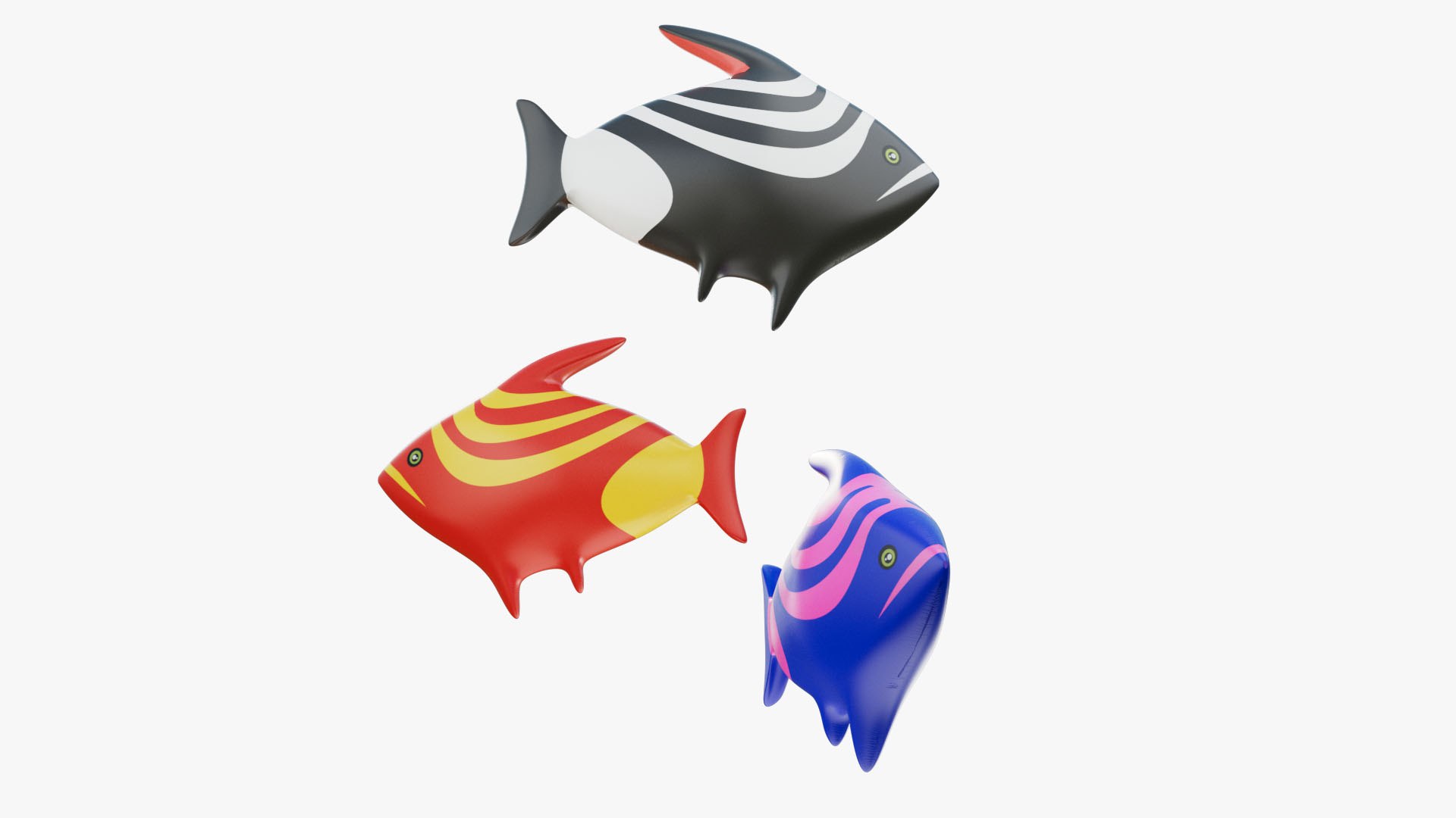 3D Fish Inflatable Model - TurboSquid 2186181