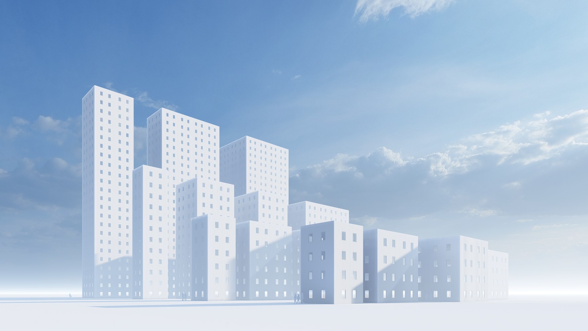 3D 14 Simple Building Models Collection C Model - TurboSquid 1849279