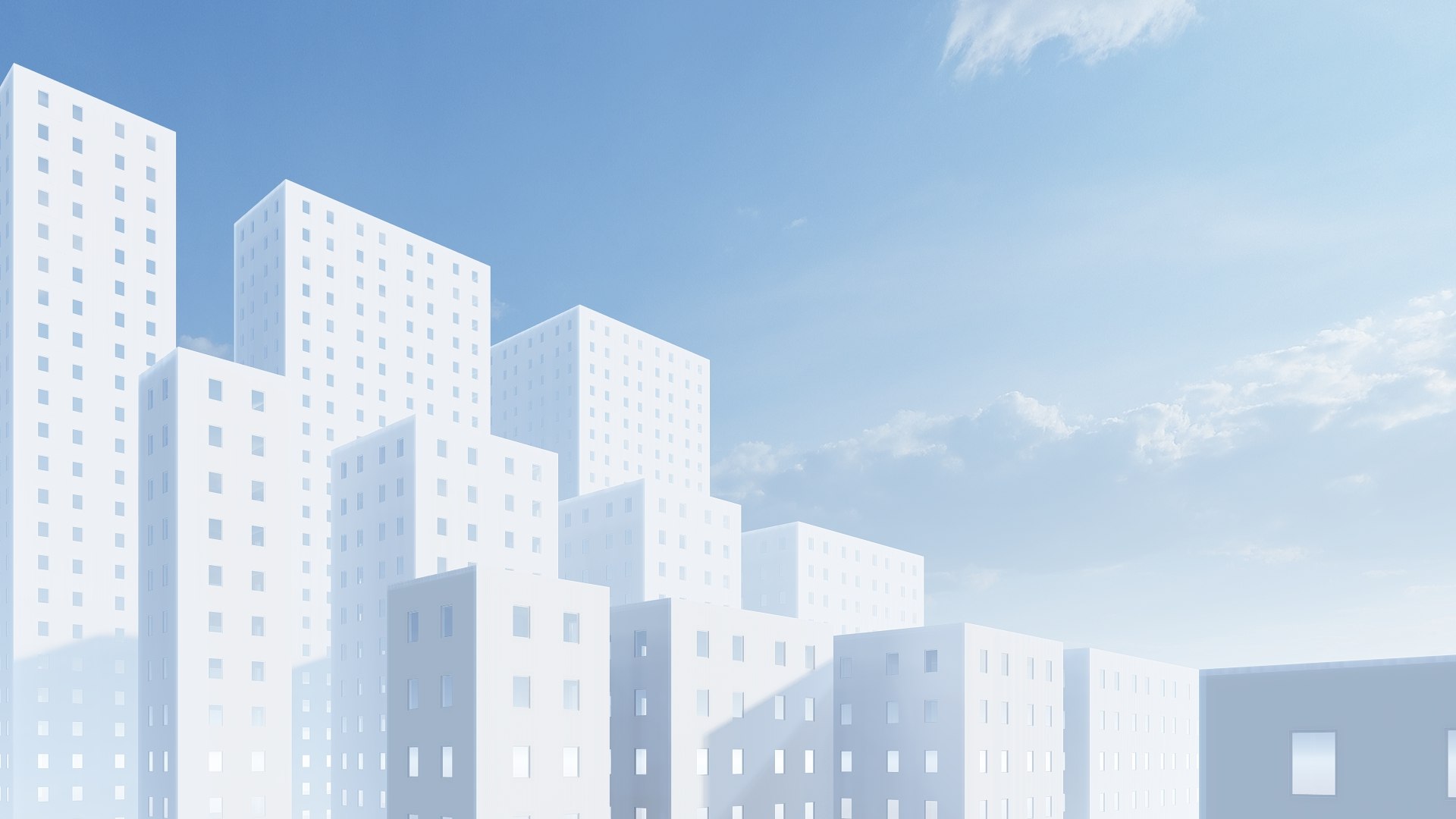 3D 14 Simple Building Models Collection C Model - TurboSquid 1849279