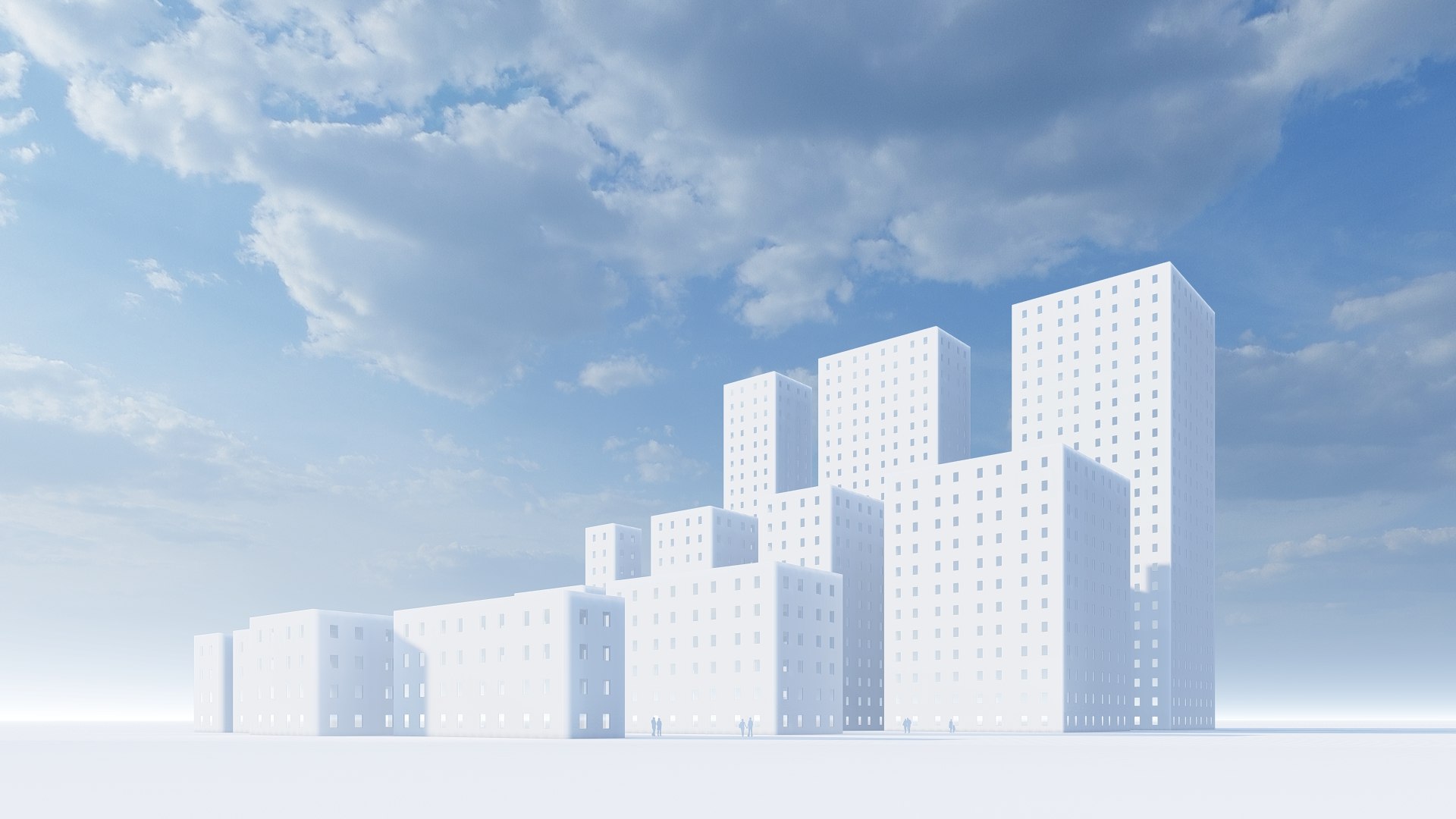 3D 14 Simple Building Models Collection C Model - TurboSquid 1849279