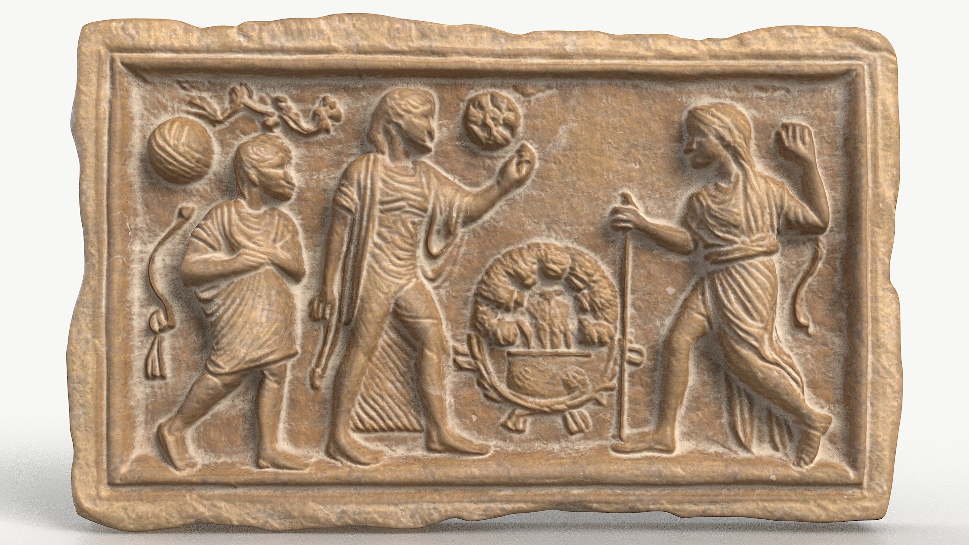 3D Greek Artifact Textured 7 - TurboSquid 2292644