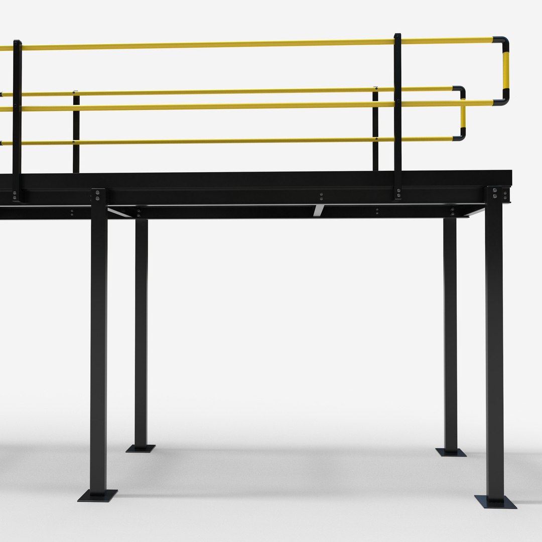 Elevated Industrial Platform 3D Model - TurboSquid 2412416