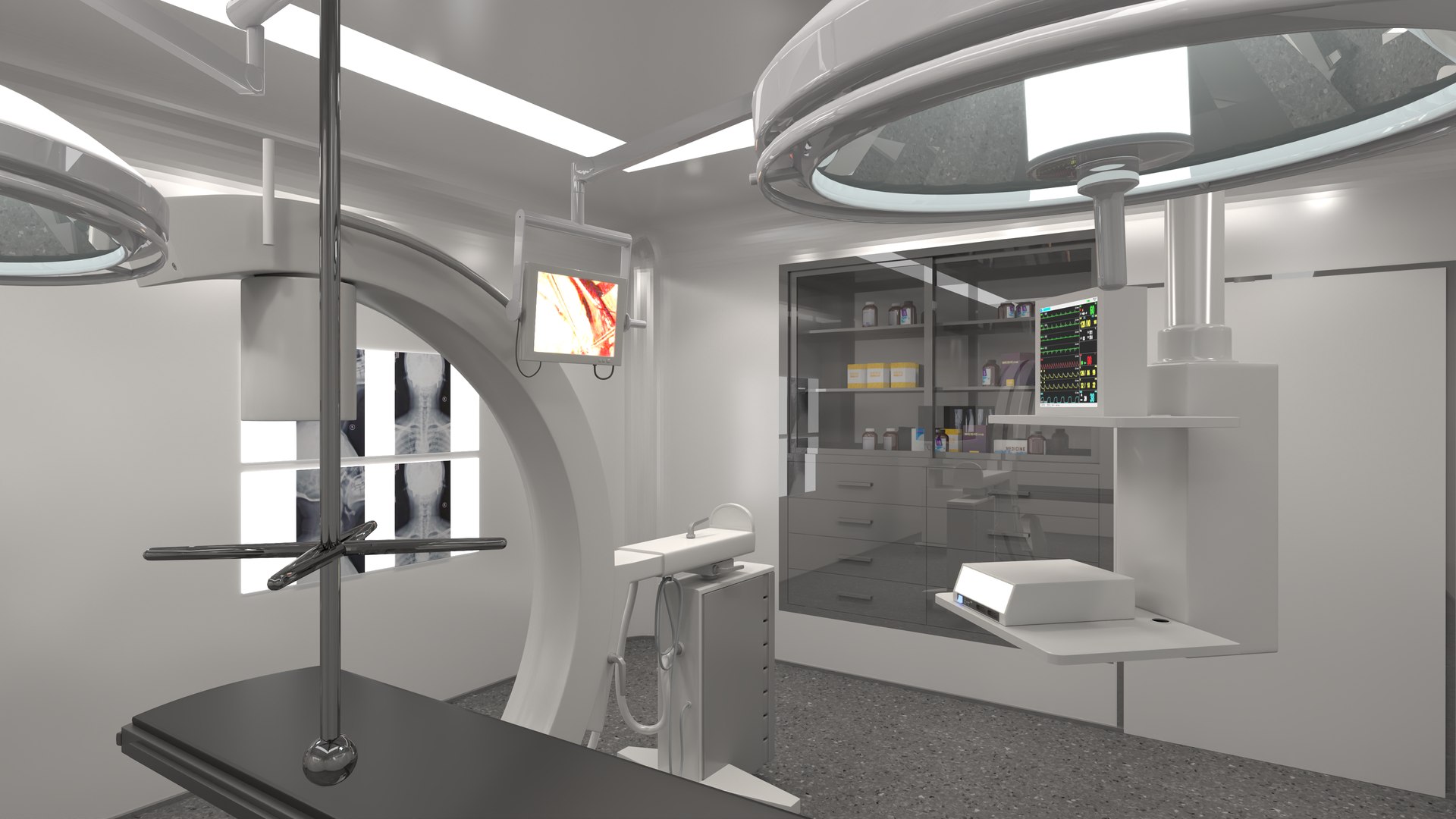 modelo 3d X-ray room - TurboSquid 2016056