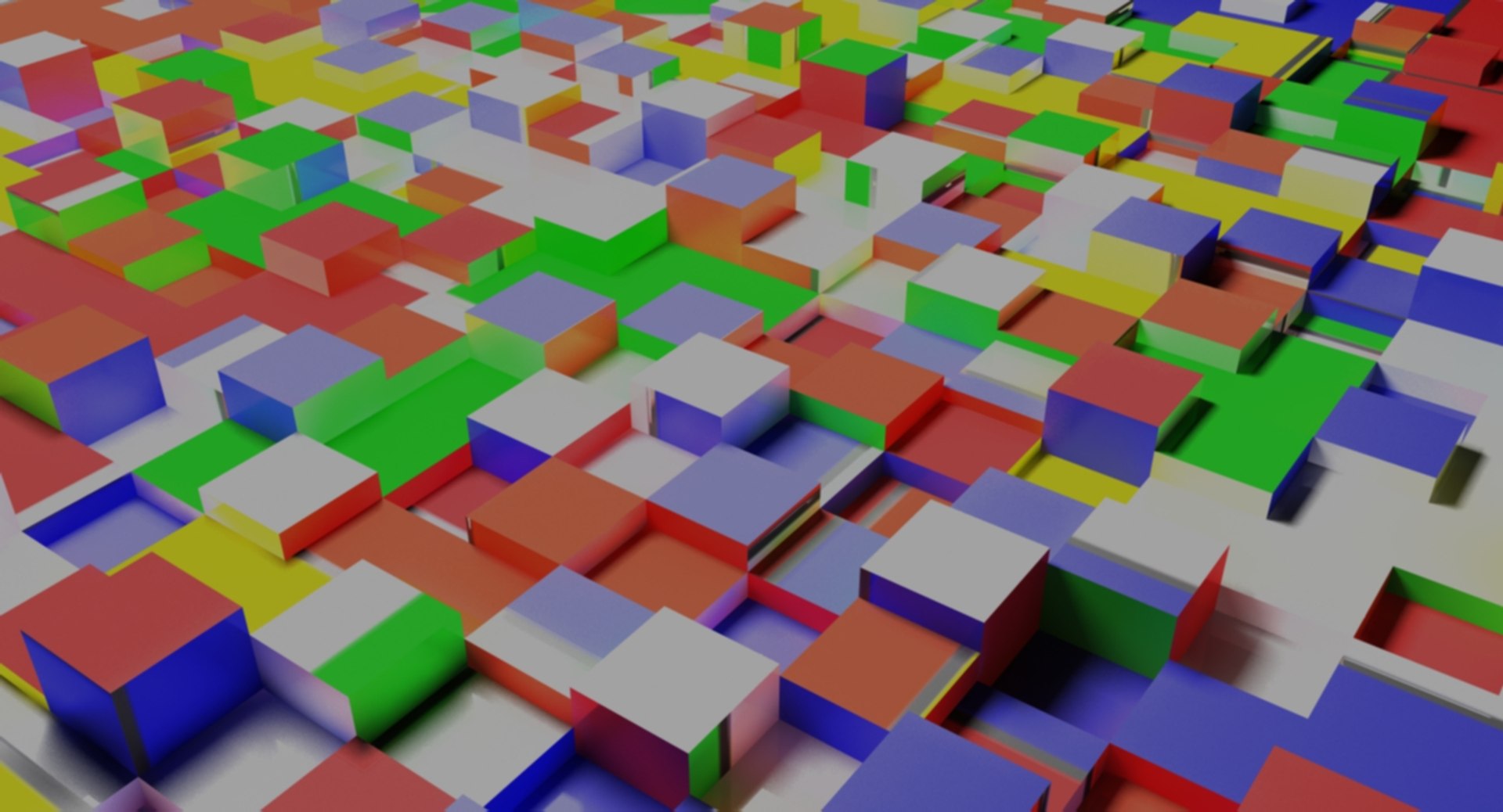 Geometric Cubes 3D Model - TurboSquid 1371823