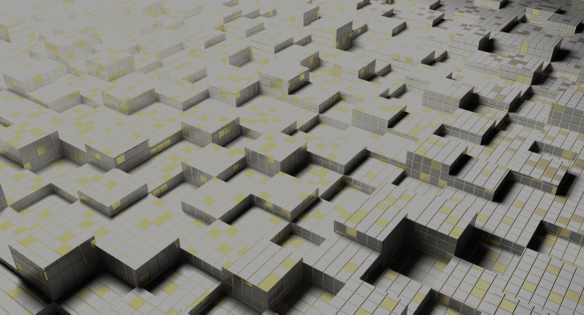 Geometric Cubes 3D Model - TurboSquid 1371823