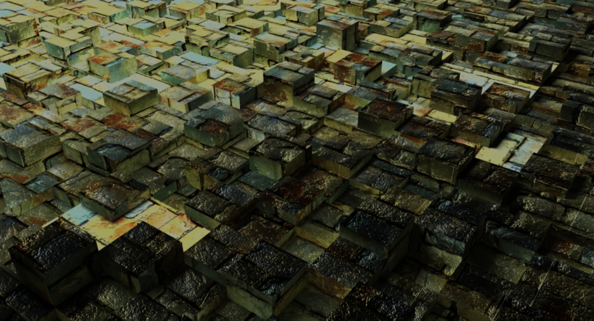 Geometric Cubes 3D Model - TurboSquid 1371823