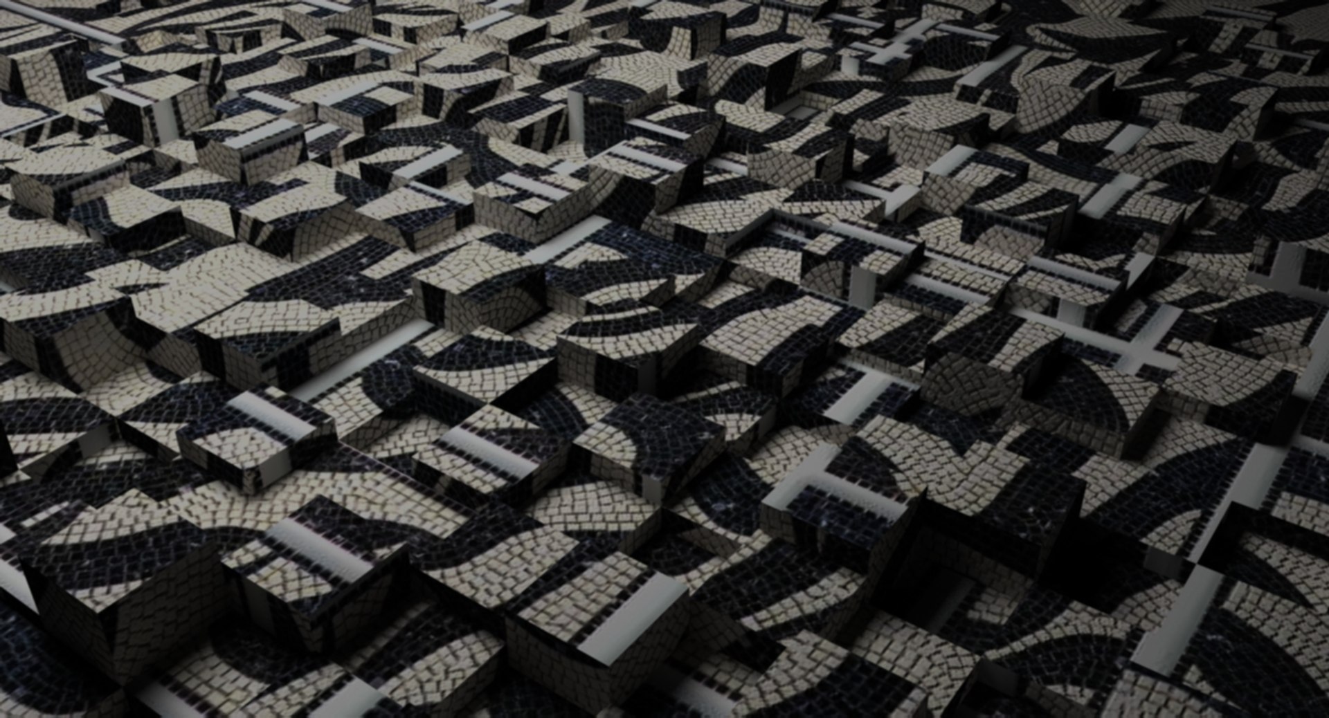 Geometric Cubes 3D Model - TurboSquid 1371823