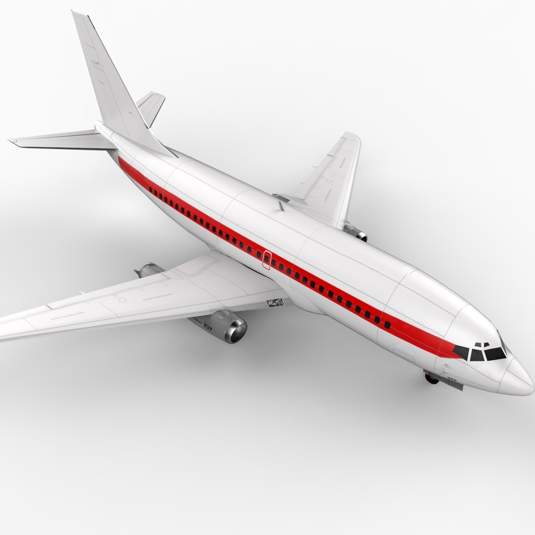 737-200 Generic 3d 3ds