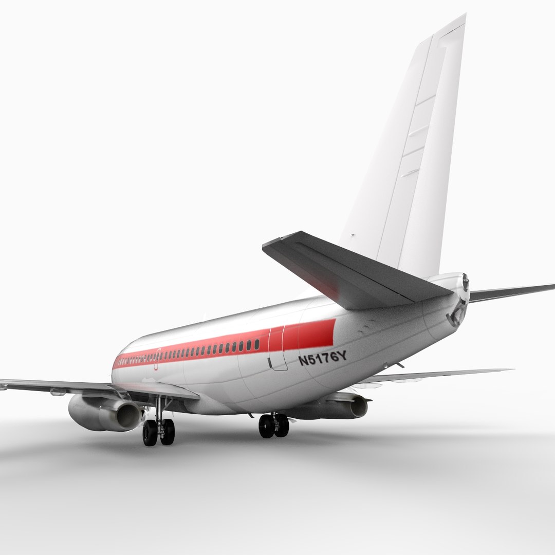 737-200 Generic 3d 3ds