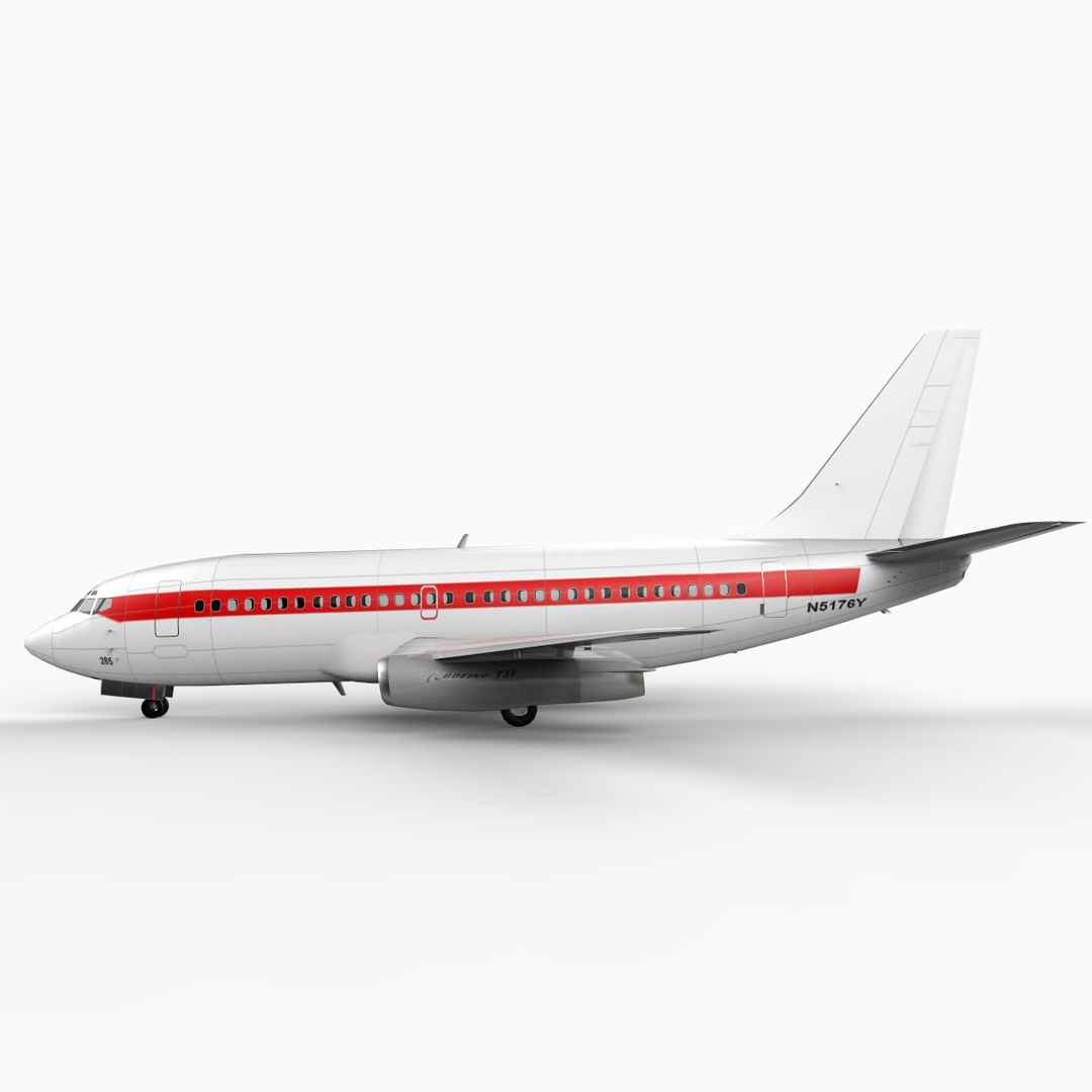737-200 Generic 3d 3ds