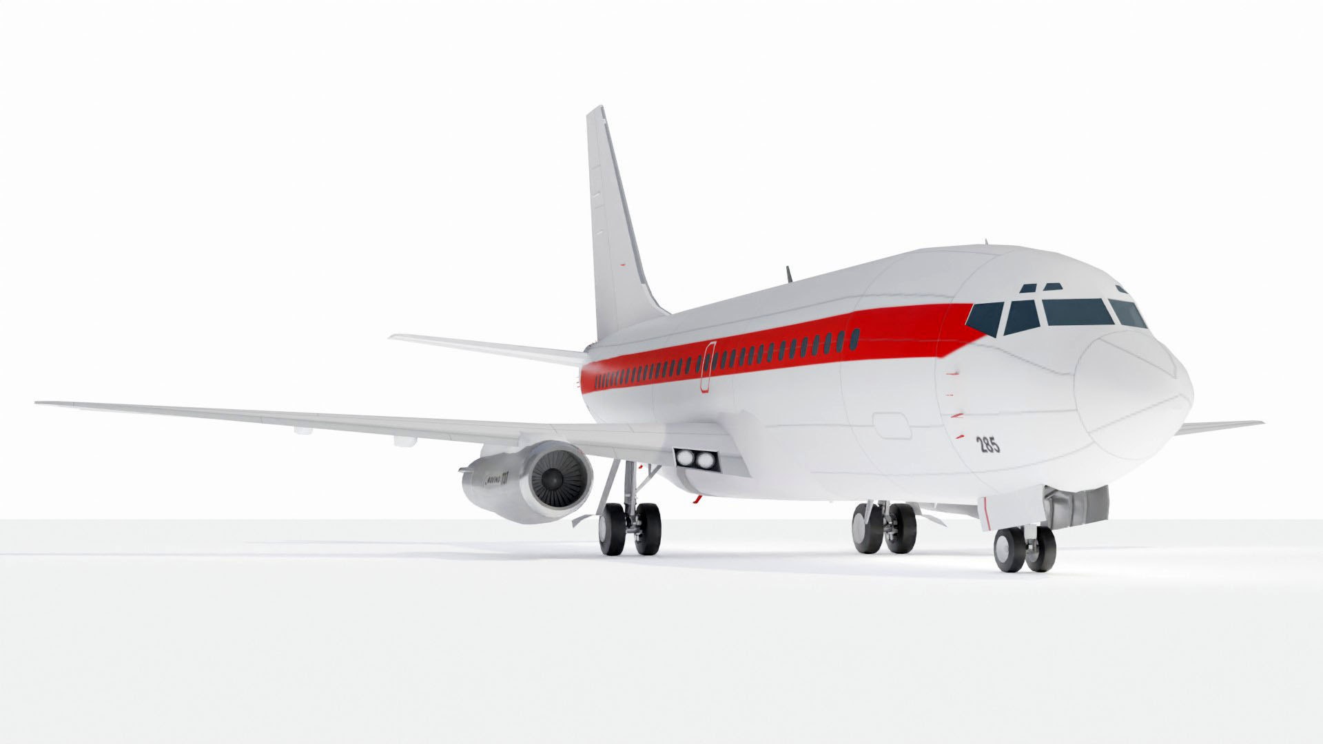 737-200 Generic 3d 3ds