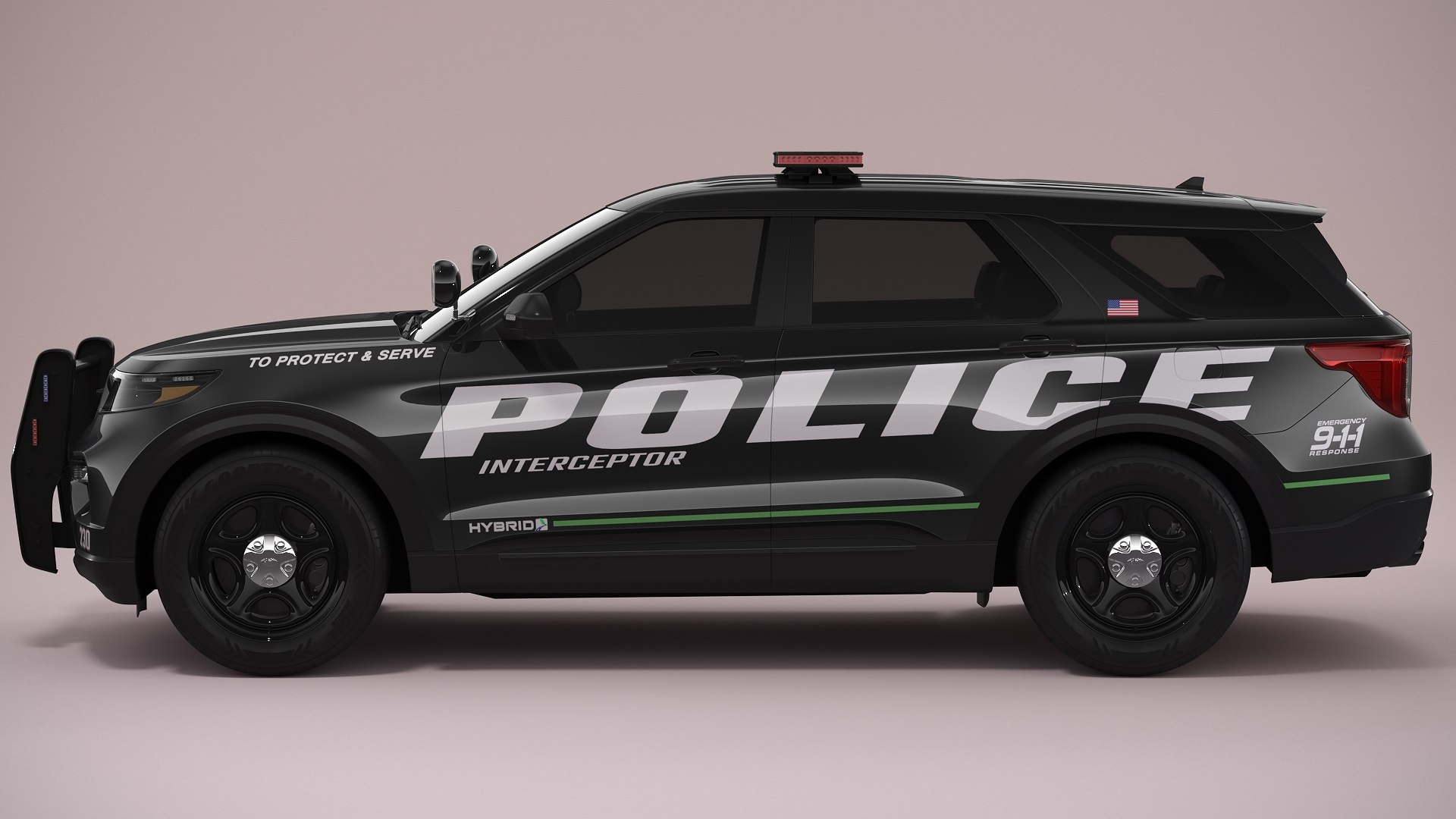 3D Ford Explorer 2023 Police Model - TurboSquid 2126340