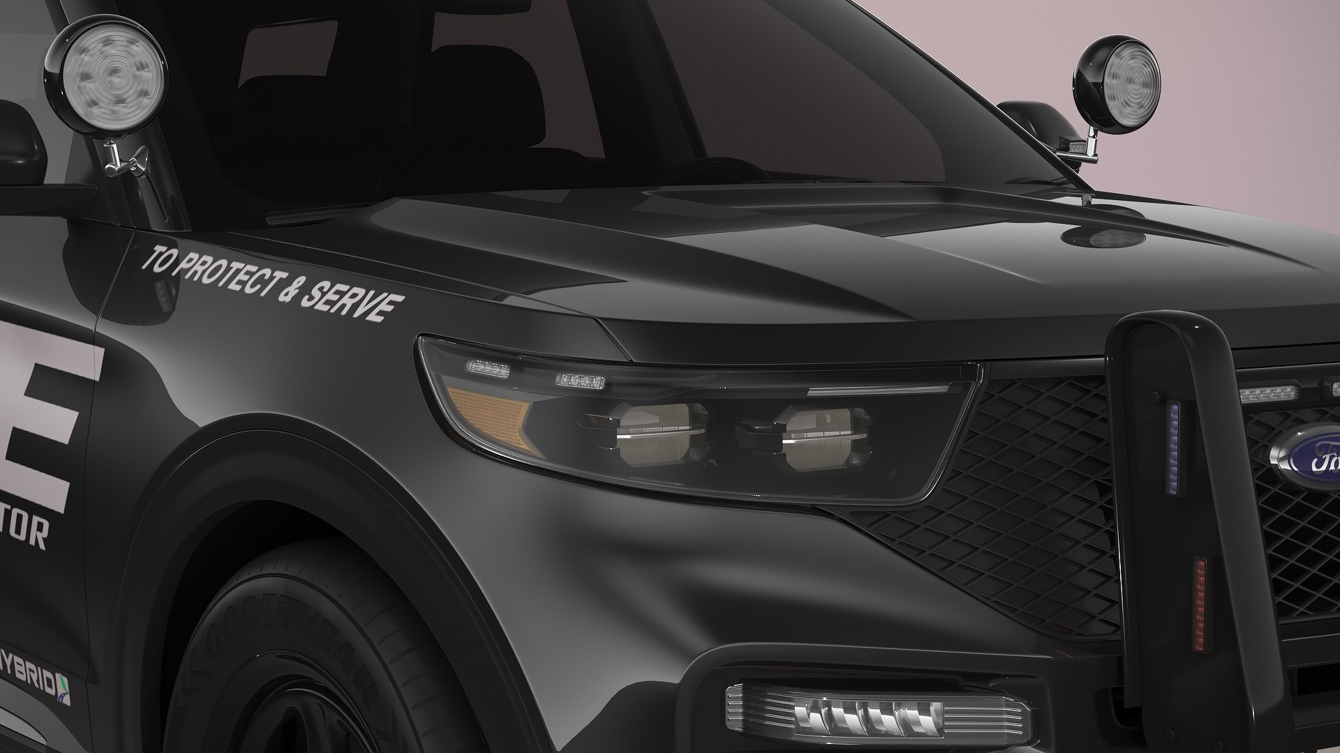 3D Ford Explorer 2023 Police Model - TurboSquid 2126340