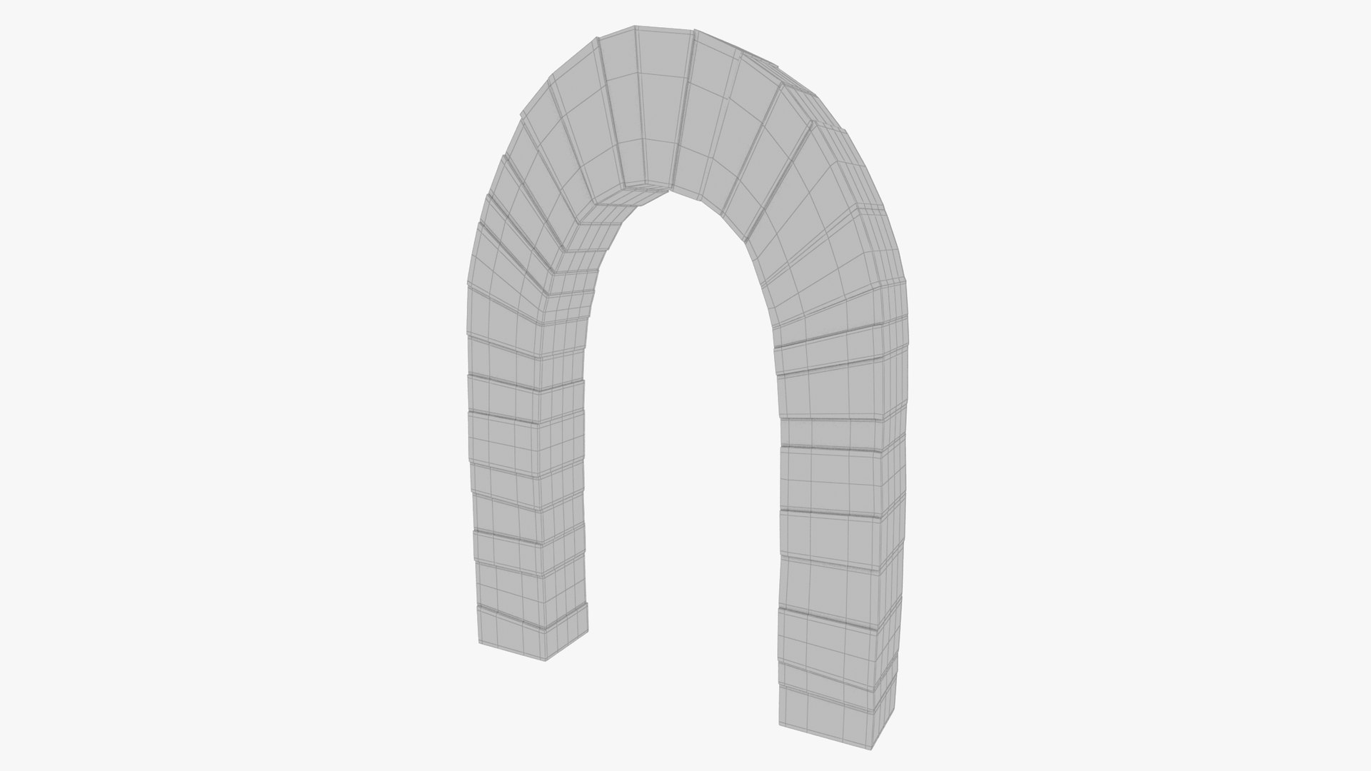 3D stone arcs mesh model - TurboSquid 1693772
