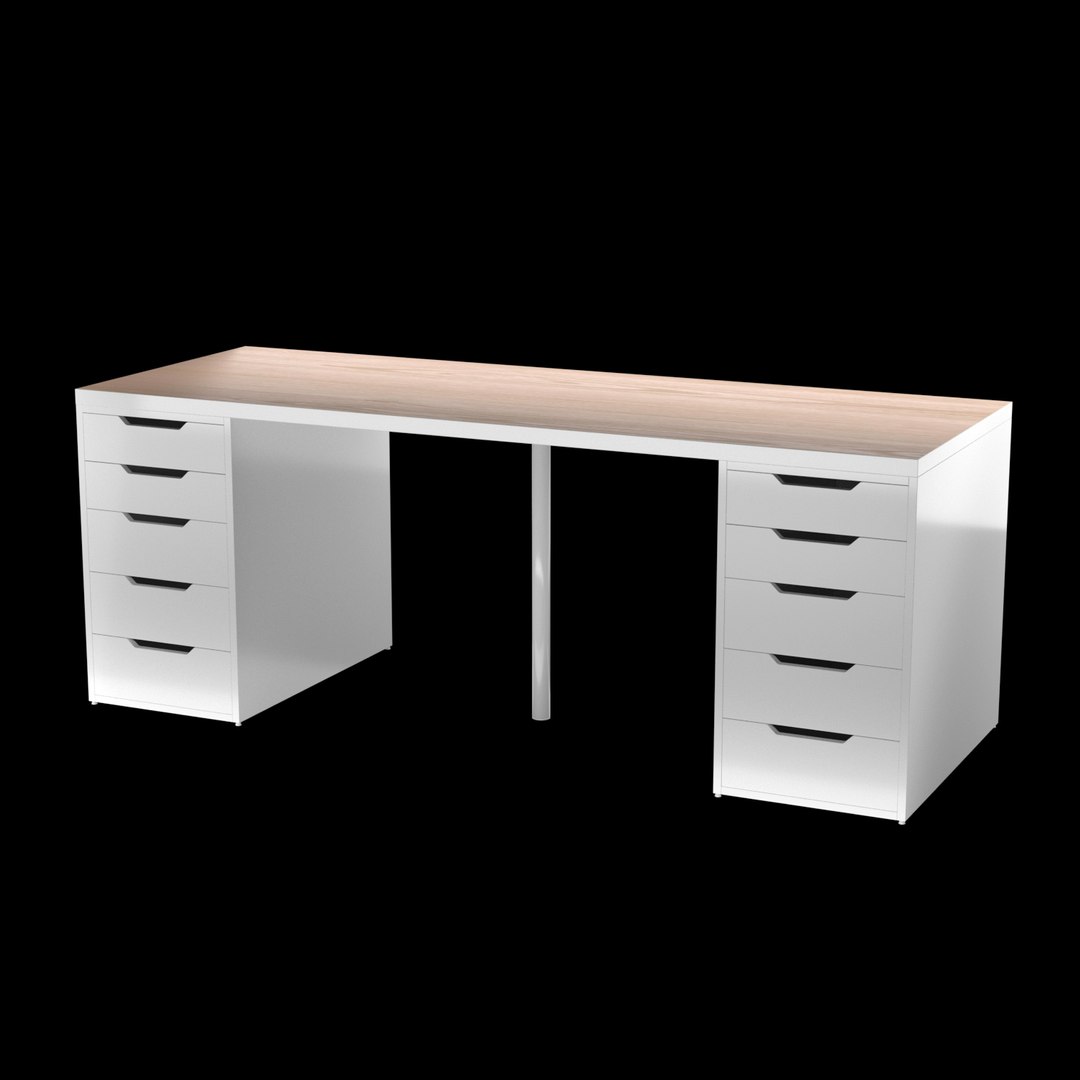 Linnmon Alex Table 3D Model - TurboSquid 1606852