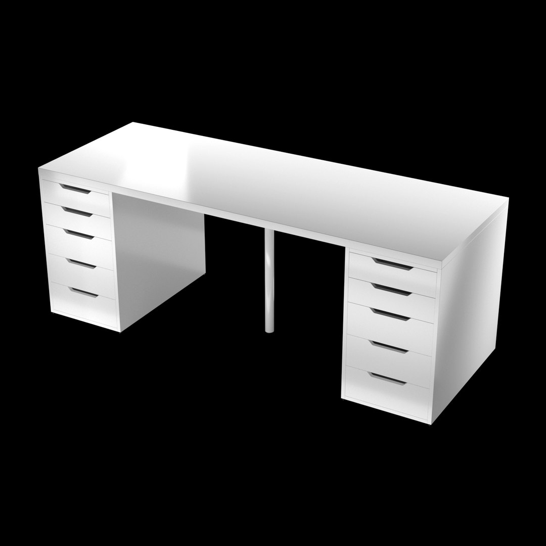 Linnmon Alex Table 3D Model - TurboSquid 1606852