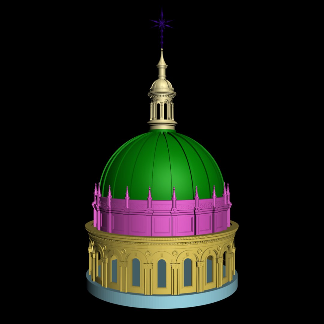 3D Dome Model - TurboSquid 1302674