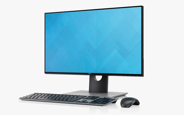 modelo 3d Dell Desktop Set v1 - TurboSquid 1245389