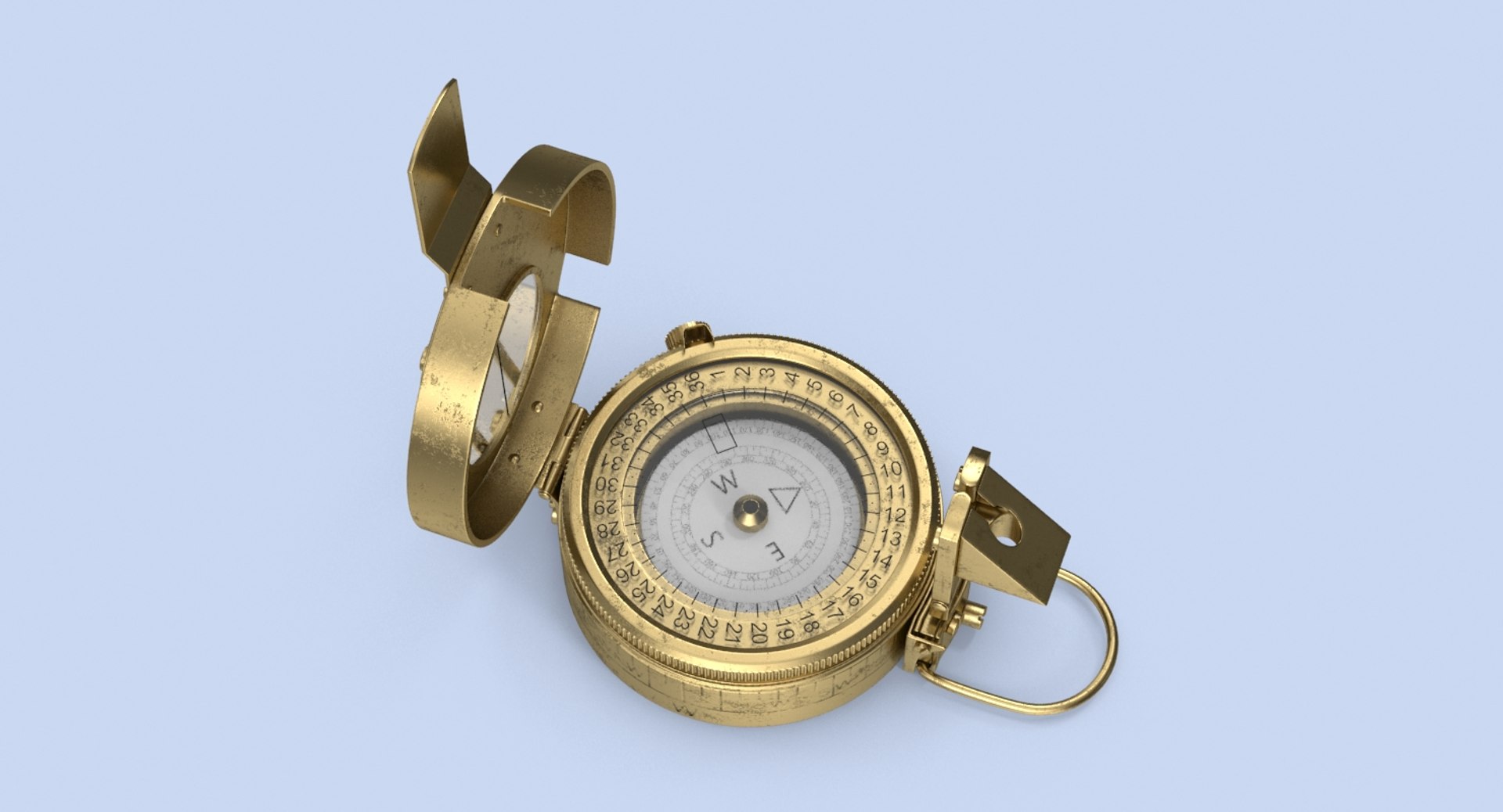 3d Model Compass Direction